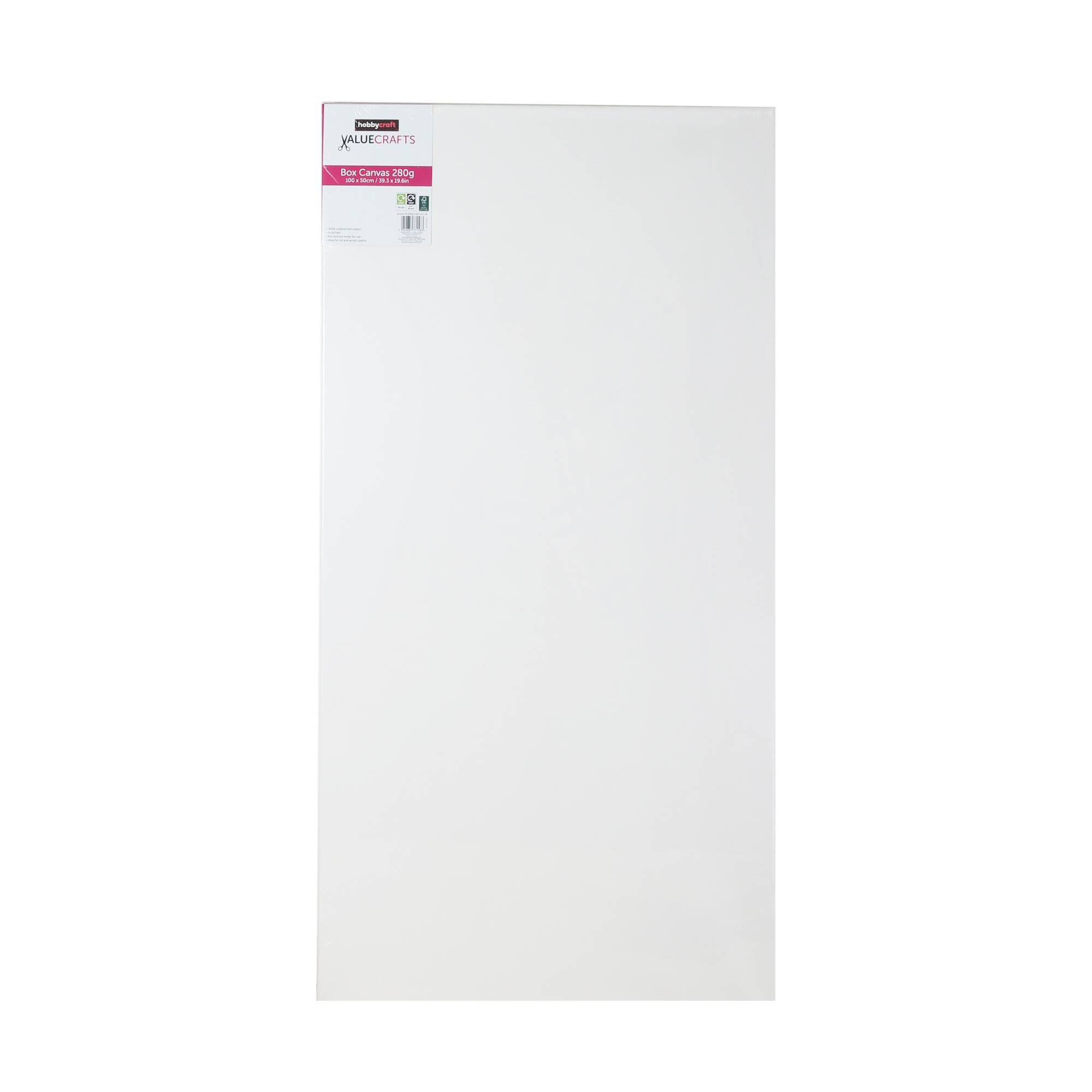 Valuecrafts Box Canvas 100cm x 50cm | Hobbycraft