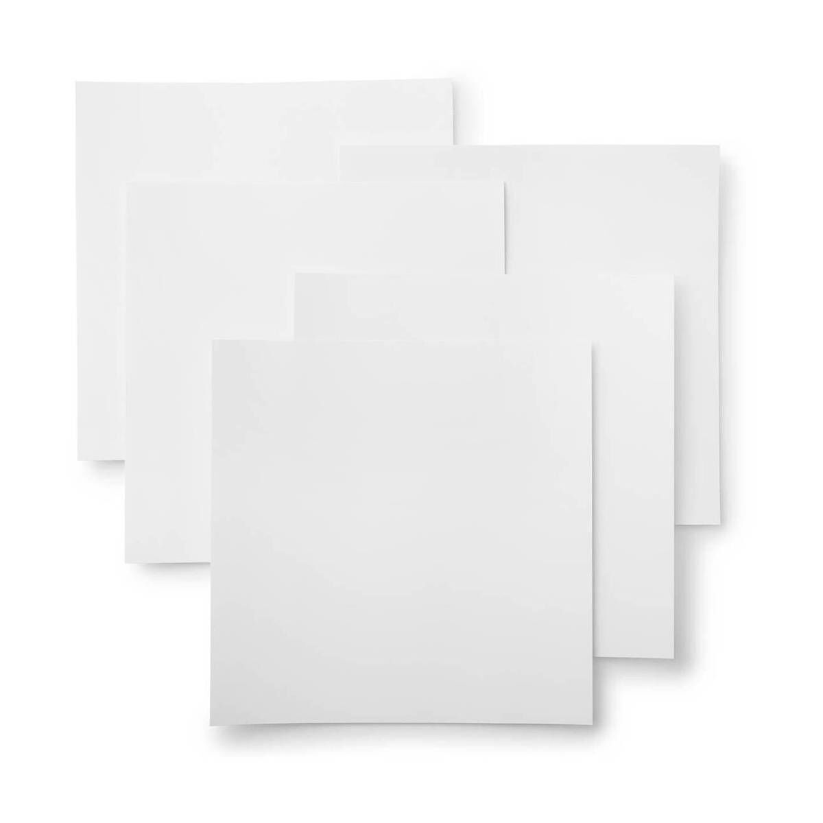 Cricut Smart Paper White Sticker Cardstock 13 x 13 Inches 10 Pack ...