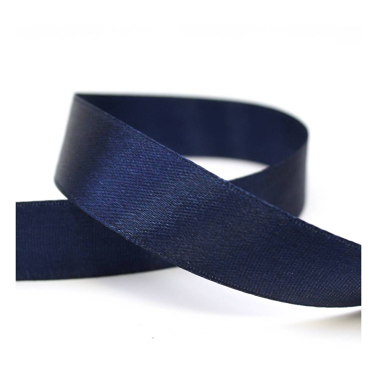 Navy Blue Satin Ribbon 20 mm x 15 m | Hobbycraft