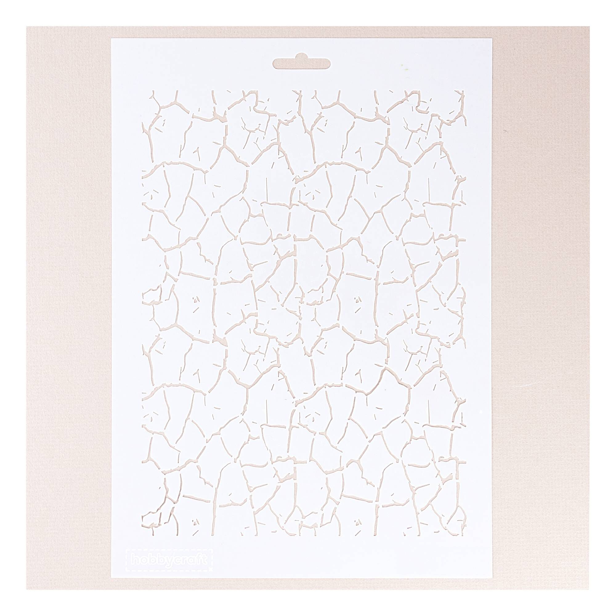 Crackled Effect Stencil 21cm x 29cm | Hobbycraft