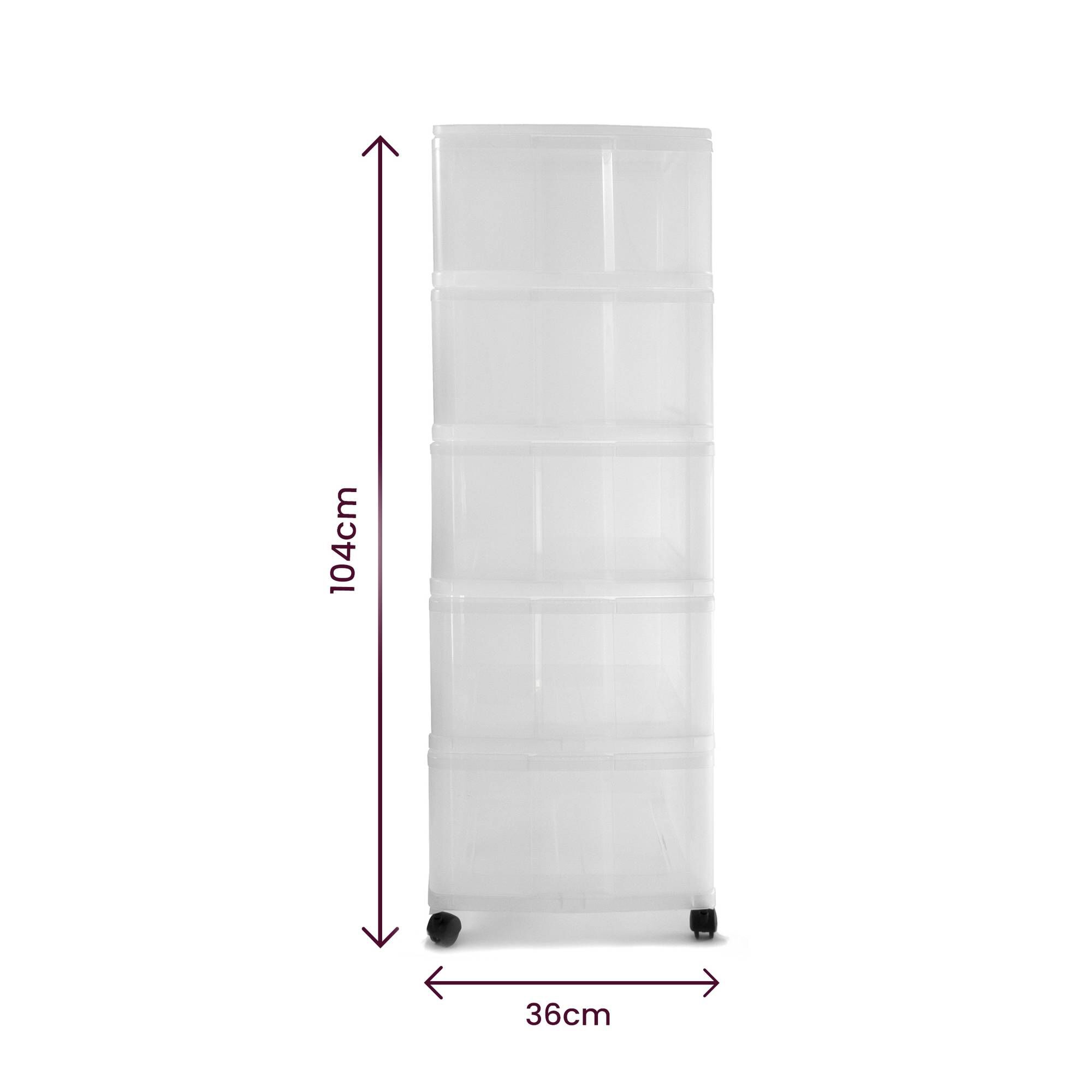 Sundis Storage Tower 5 Drawers | Hobbycraft