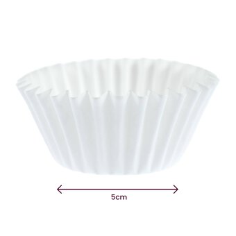 White Cupcake Cases 100 Pack | Hobbycraft