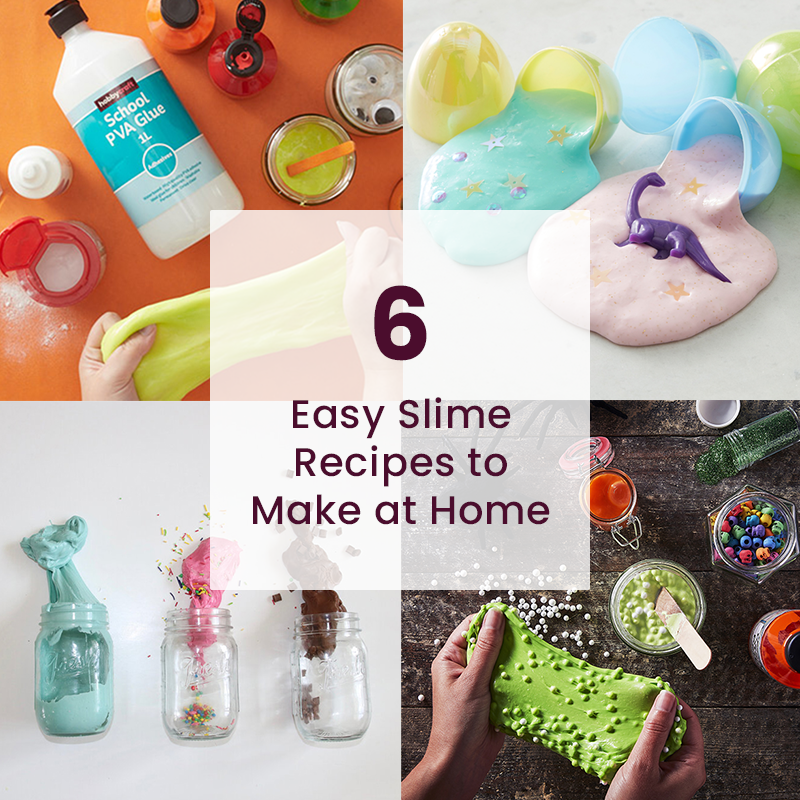 6 Easy Slime Recipes to Make at Home | Hobbycraft