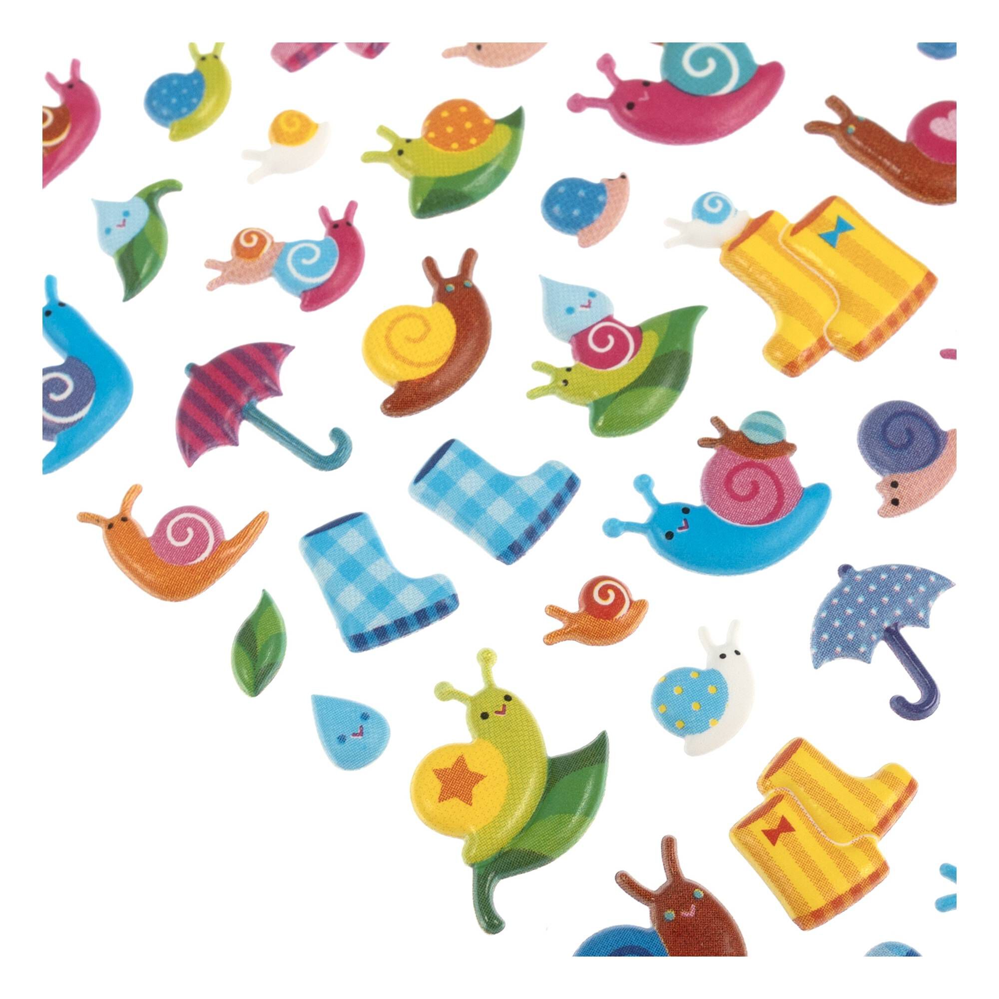 Snail Puffy Stickers | Hobbycraft