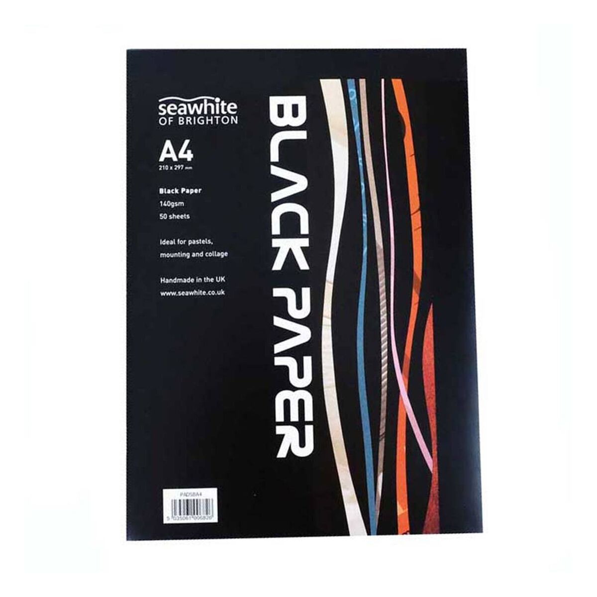 Seawhite Black Paper Pad A4 50 Sheets | Hobbycraft