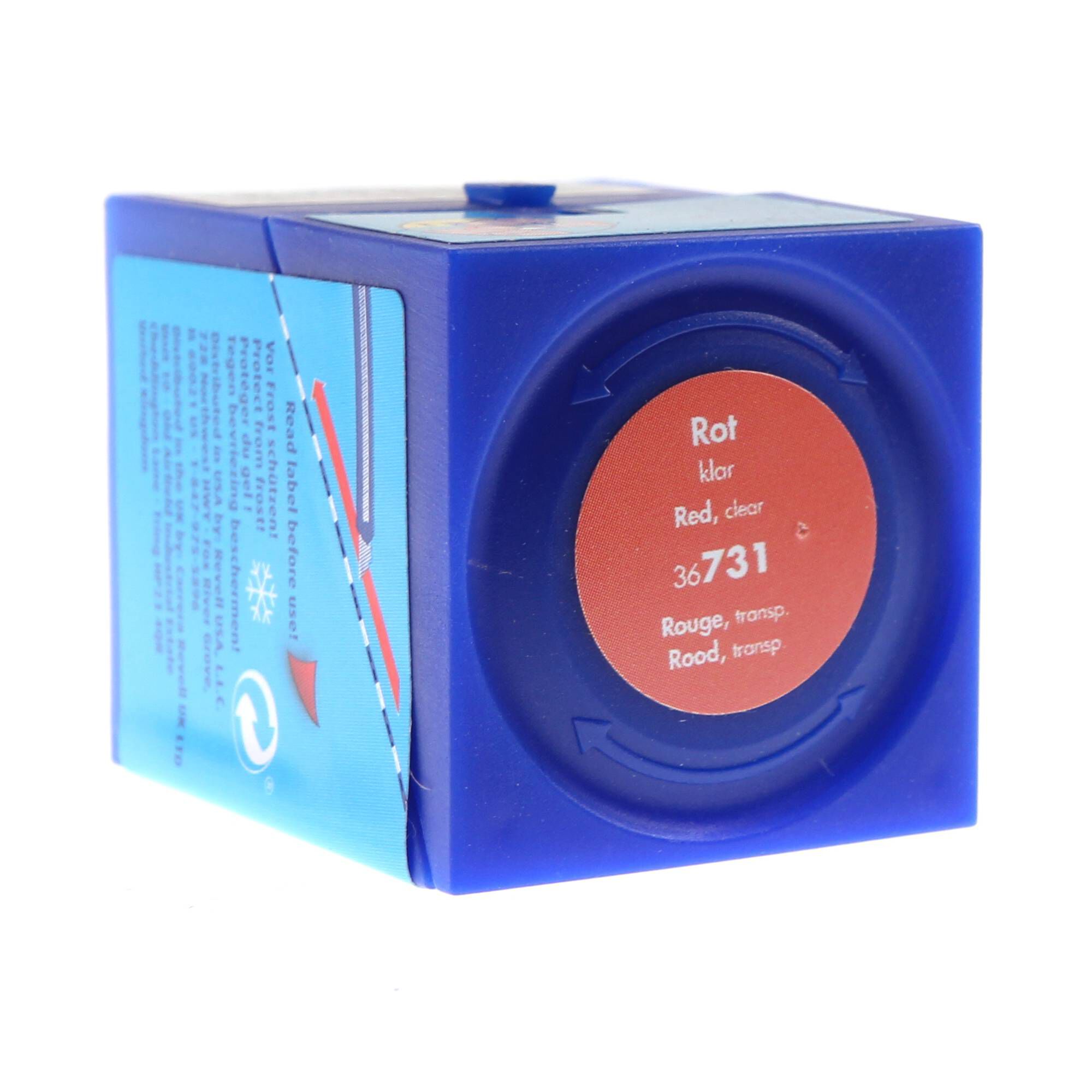 Revell Red Clear Aqua Colour Acrylic Paint 18ml (731) | Hobbycraft