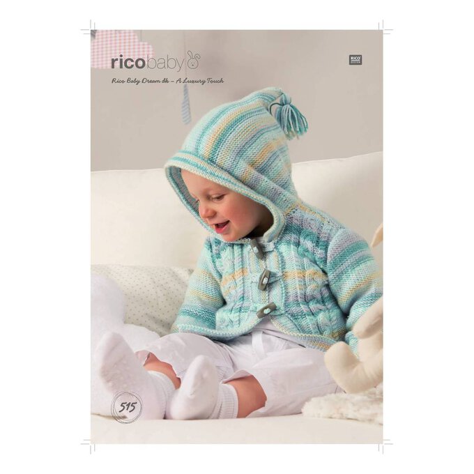 Rico Baby Dream DK Cabled Jacket Digital Pattern 515 | Hobbycraft
