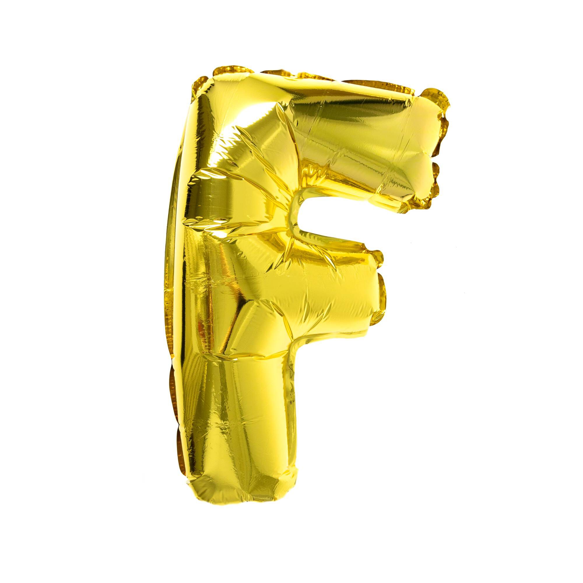 Gold Foil Letter F Balloon | Hobbycraft