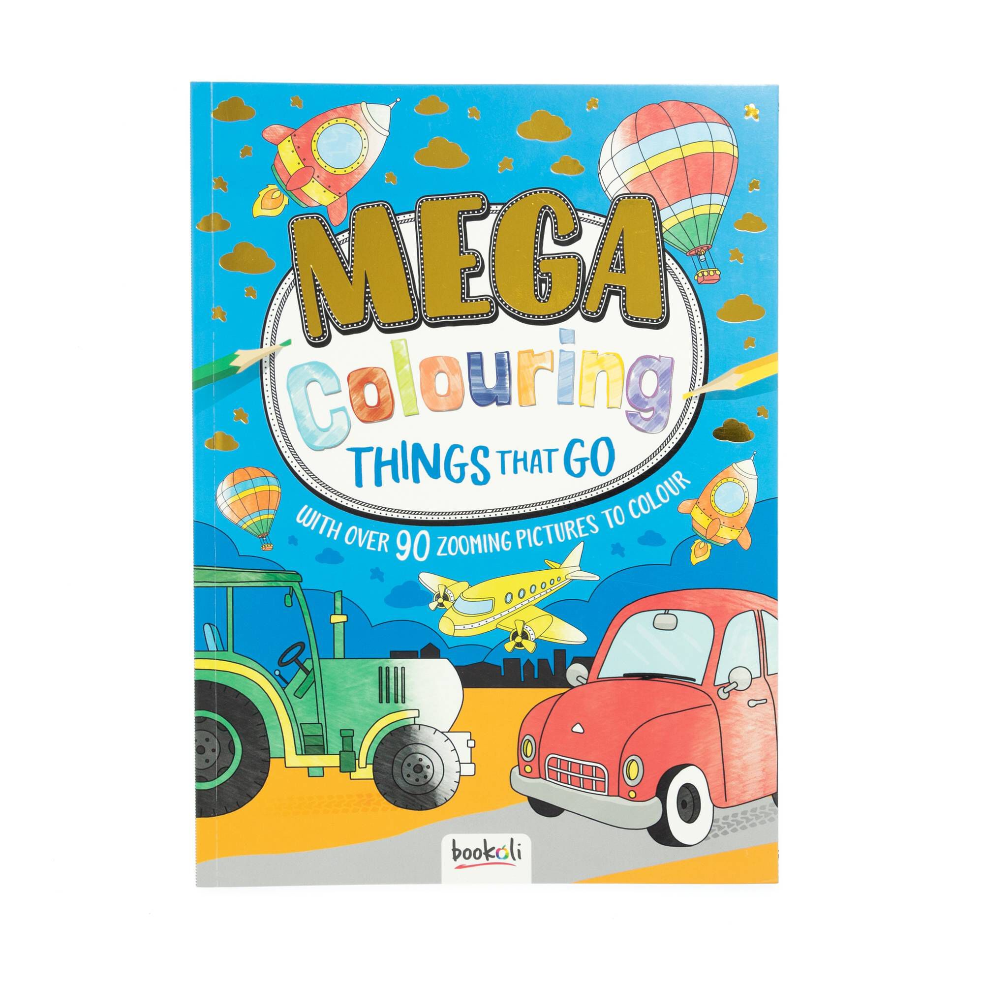 Things That Go Mega Colouring Book | Hobbycraft