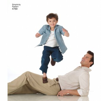 Simplicity Boys’ and Men’s Separates Sewing Pattern 4760 | Hobbycraft