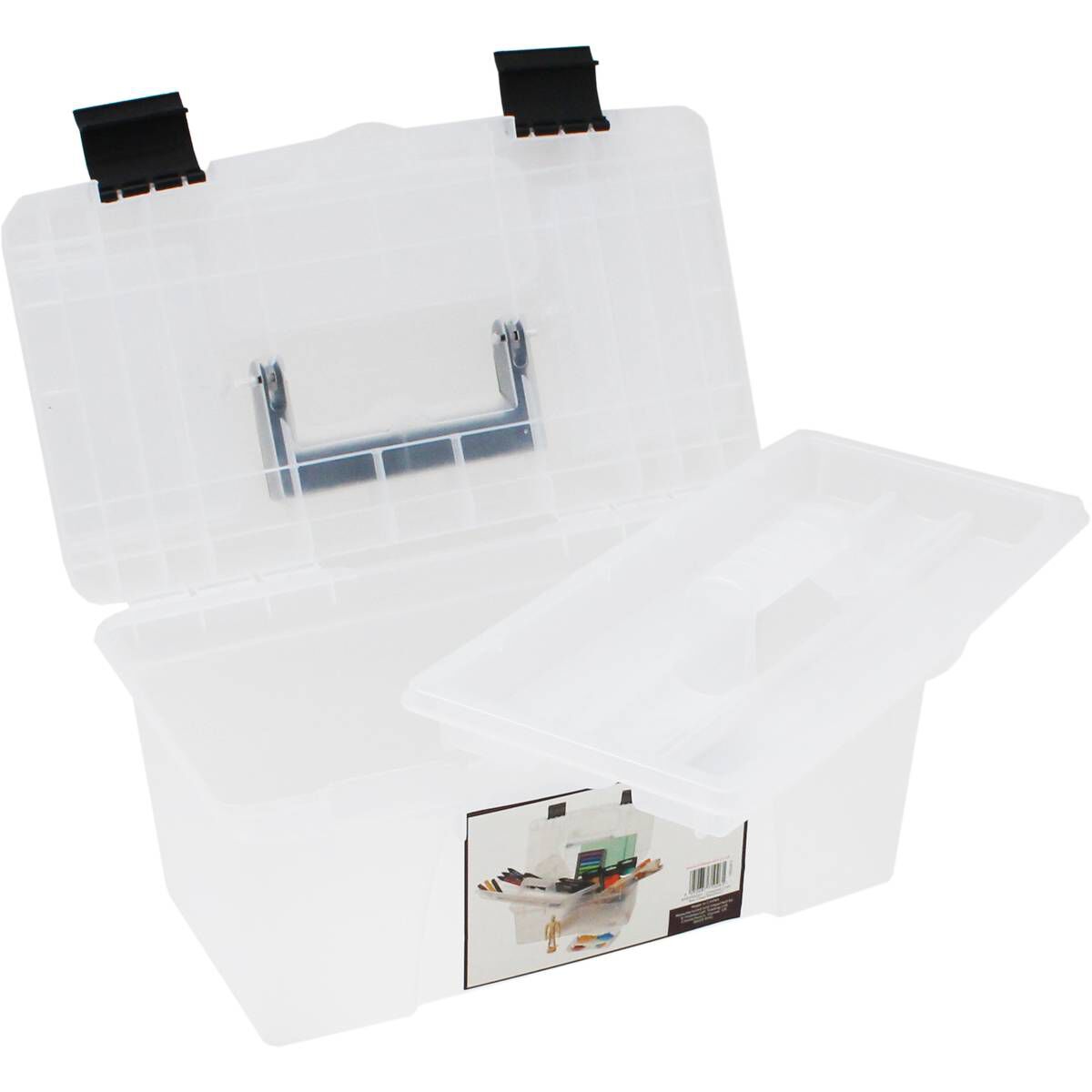Clear Universal Craft Box 39cm x 23cm x 17cm | Hobbycraft