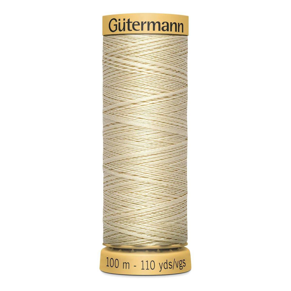 Gutermann Beige Cotton Thread 100m (519) | Hobbycraft