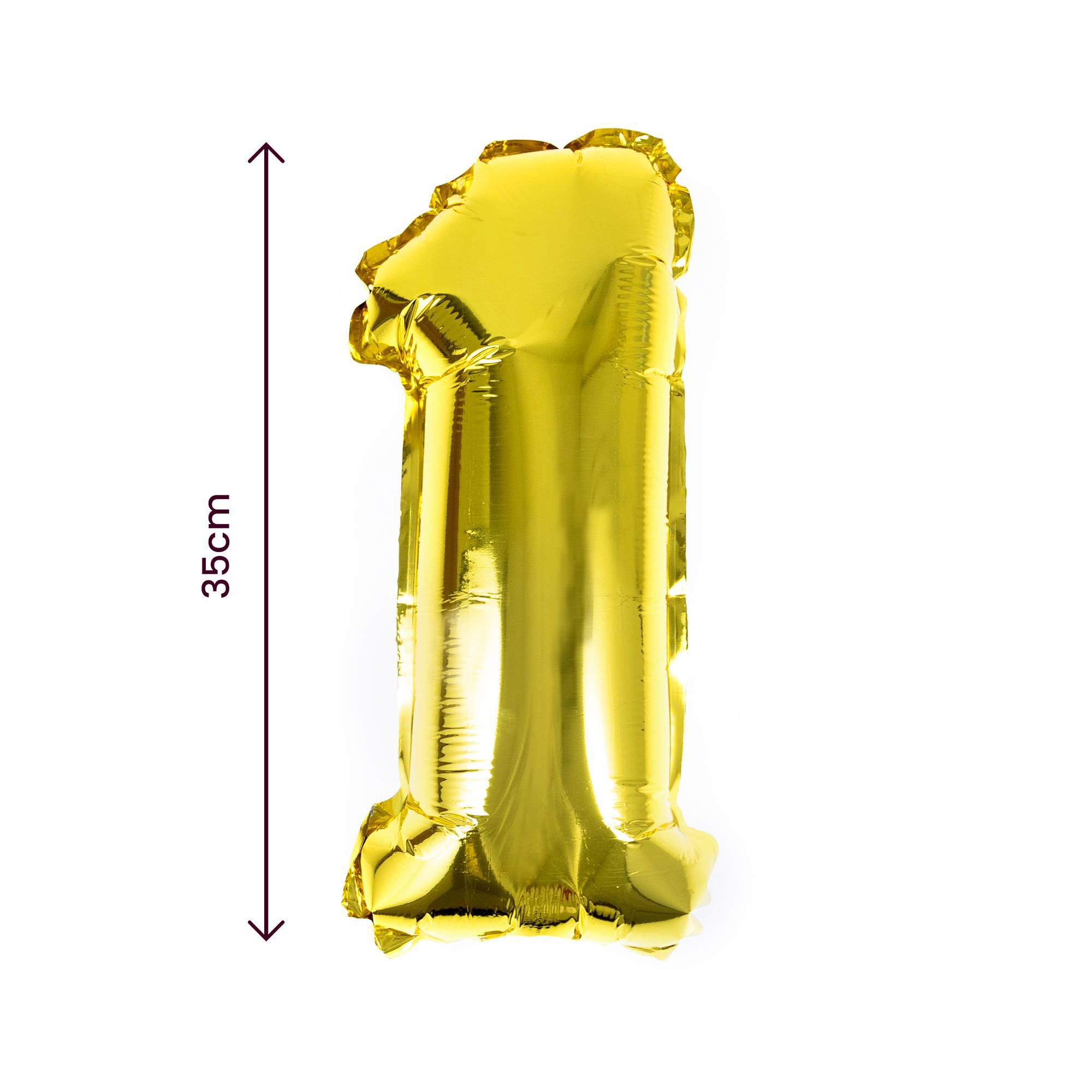 Gold Foil Number 1 Balloon | Hobbycraft