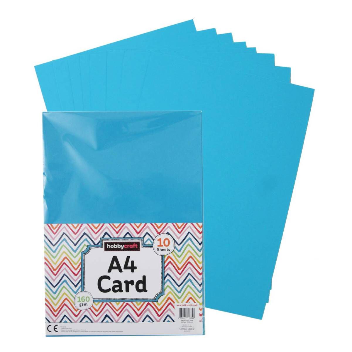 Blue Card A4 10 Pack | Hobbycraft