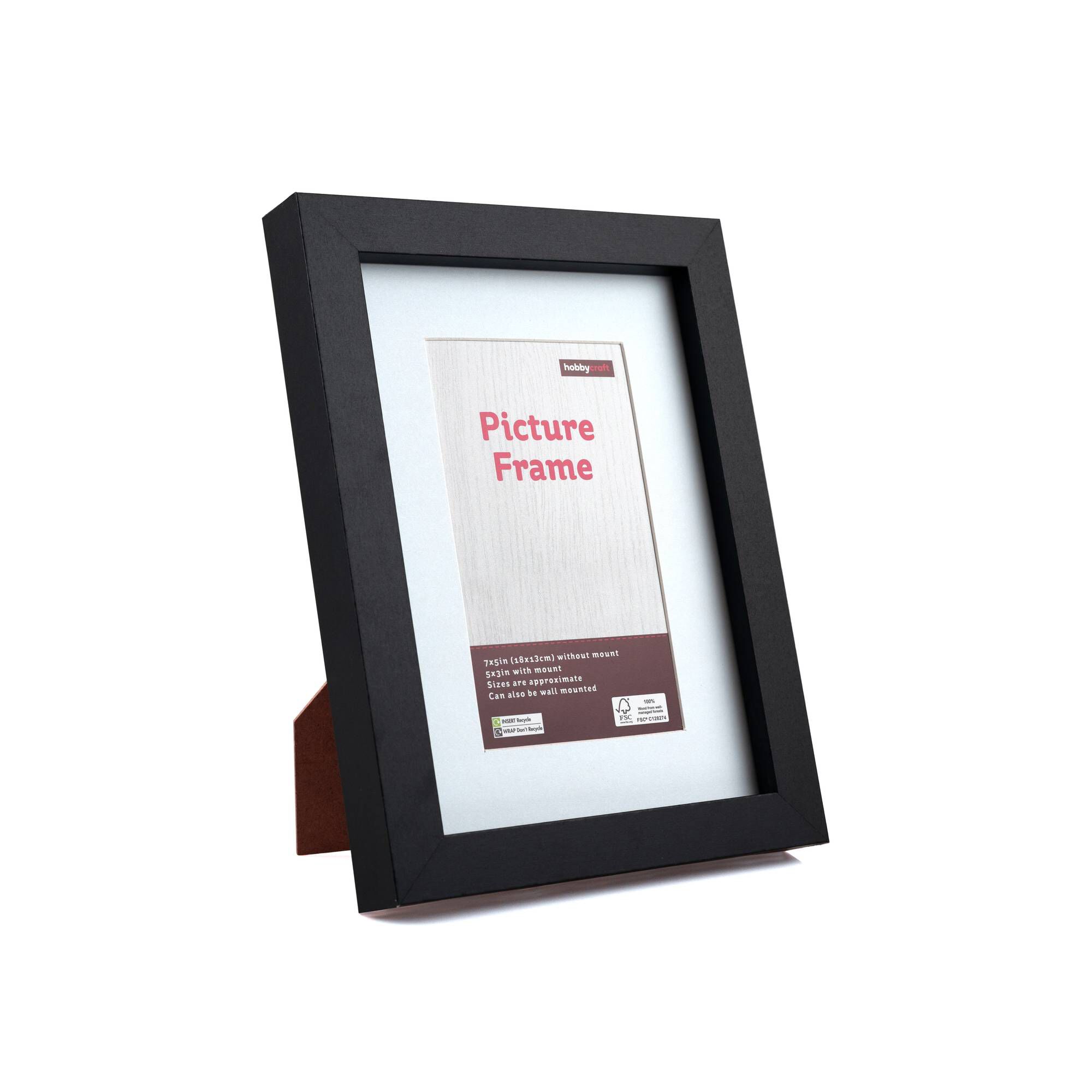 Black Picture Frame 18cm x 13cm | Hobbycraft