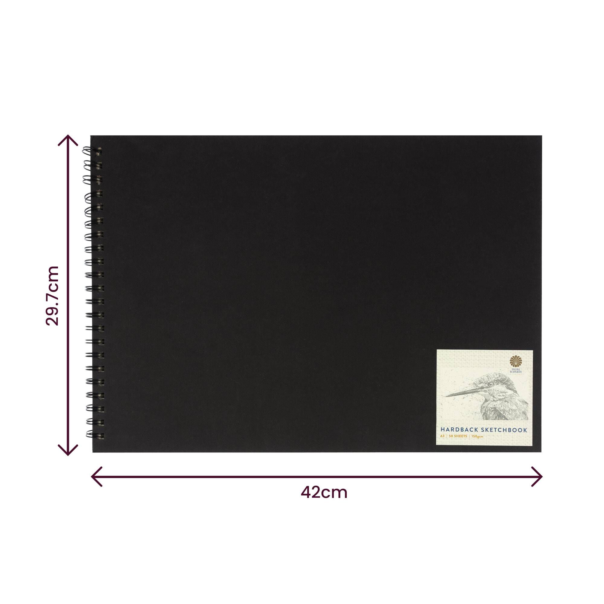 Shore & Marsh Landscape Hardback Sketchbook A3 50 Sheets | Hobbycraft