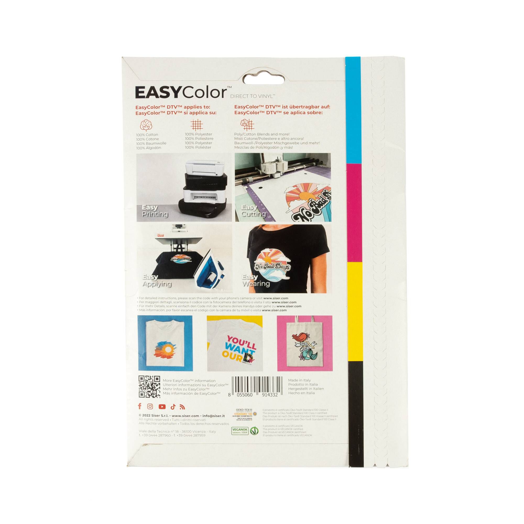 Siser EasyColor DTV A4 5 Pack | Hobbycraft