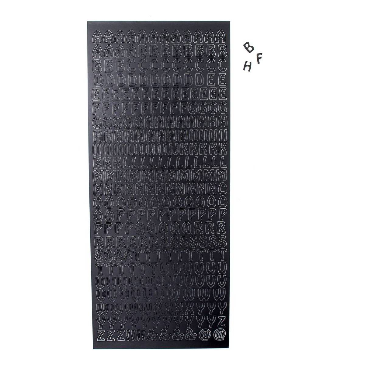 Anita's Black Alphabet Outline Stickers | Hobbycraft