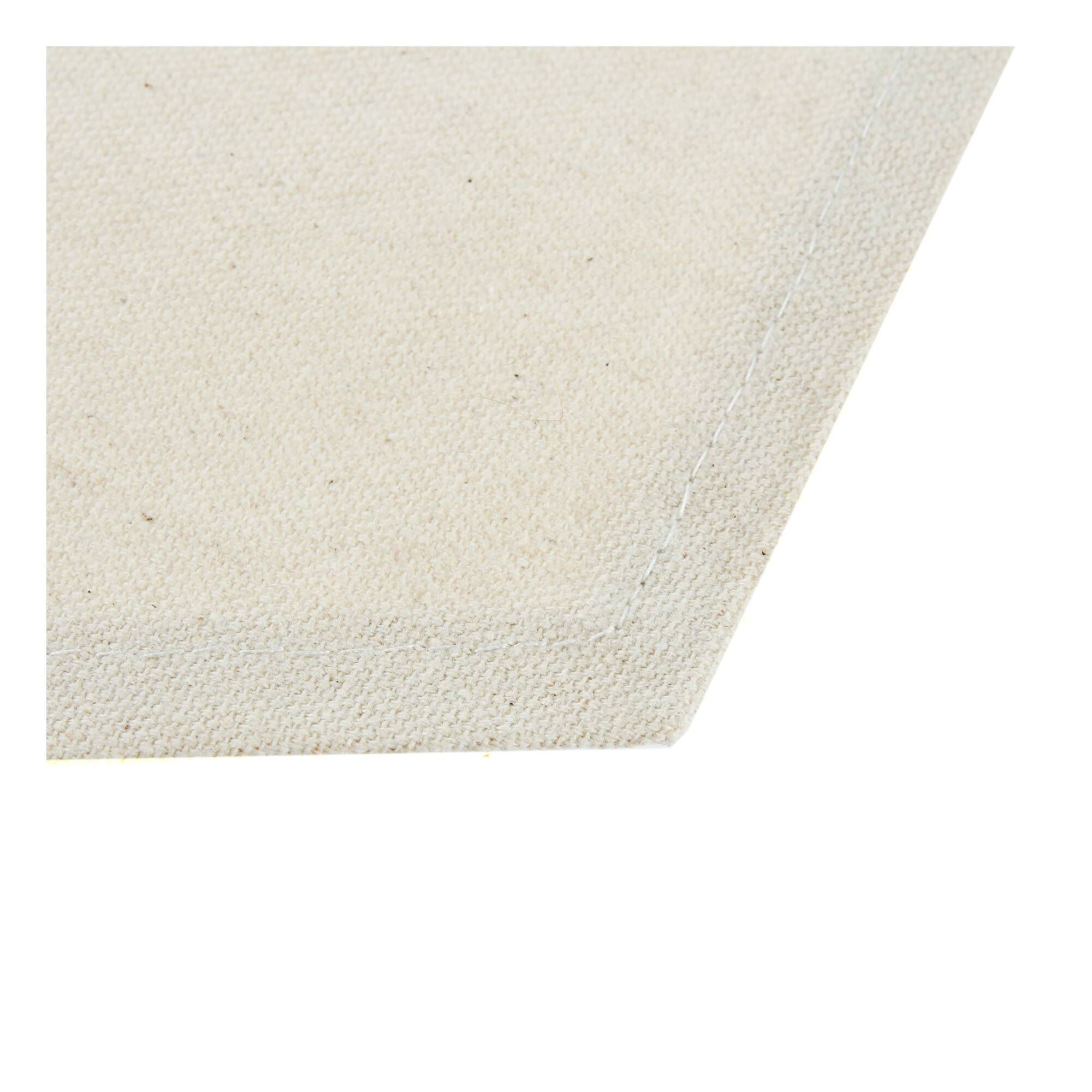 Natural Cotton Pointed Canvas Banner 30cm x 50cm | Hobbycraft