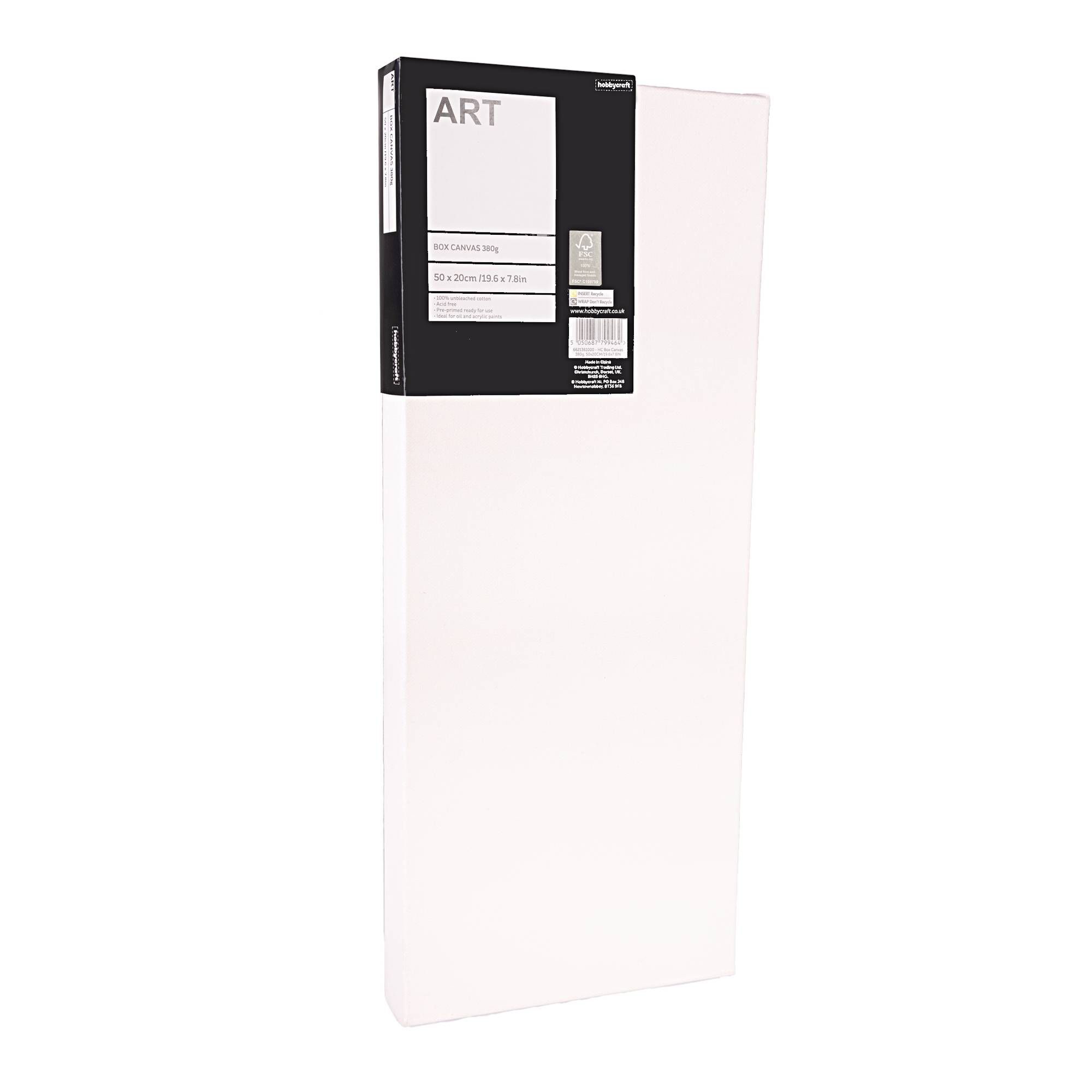Box Canvas 50cm x 20cm | Hobbycraft