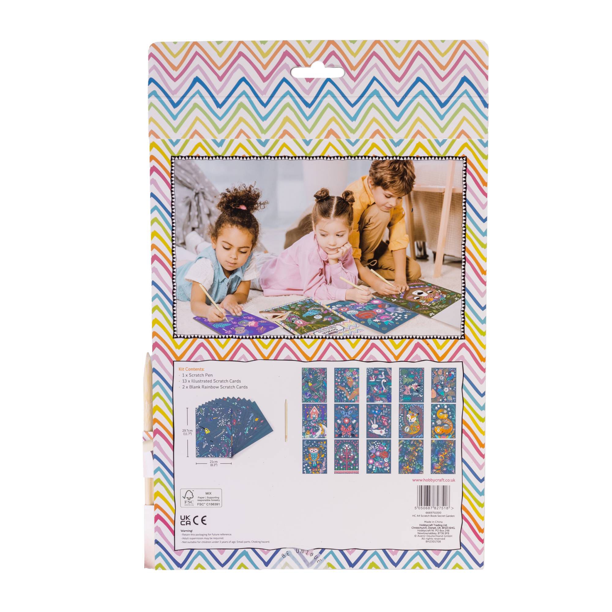 Scratch Secret Garden Book | Hobbycraft