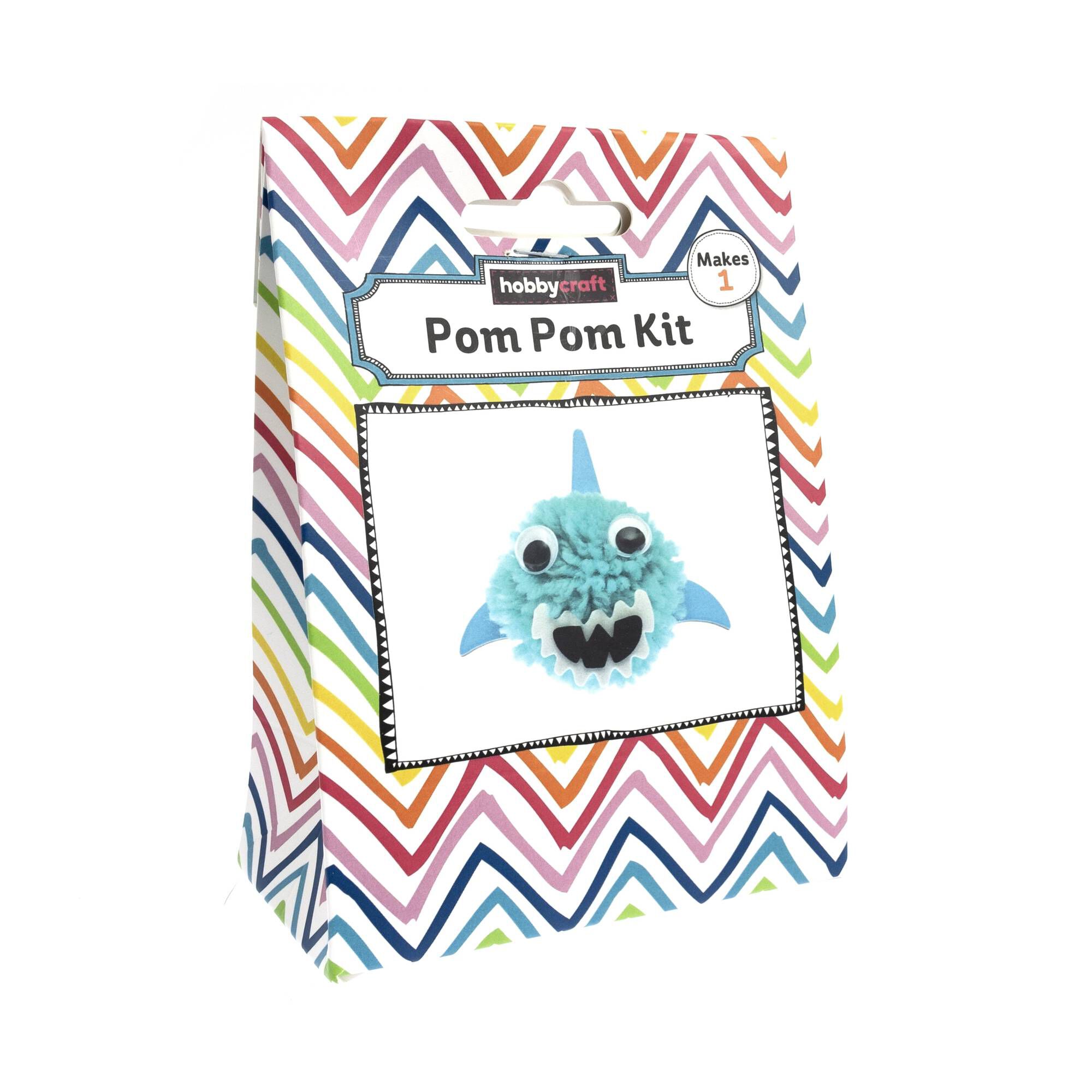 Shark Pom Pom Kit | Hobbycraft