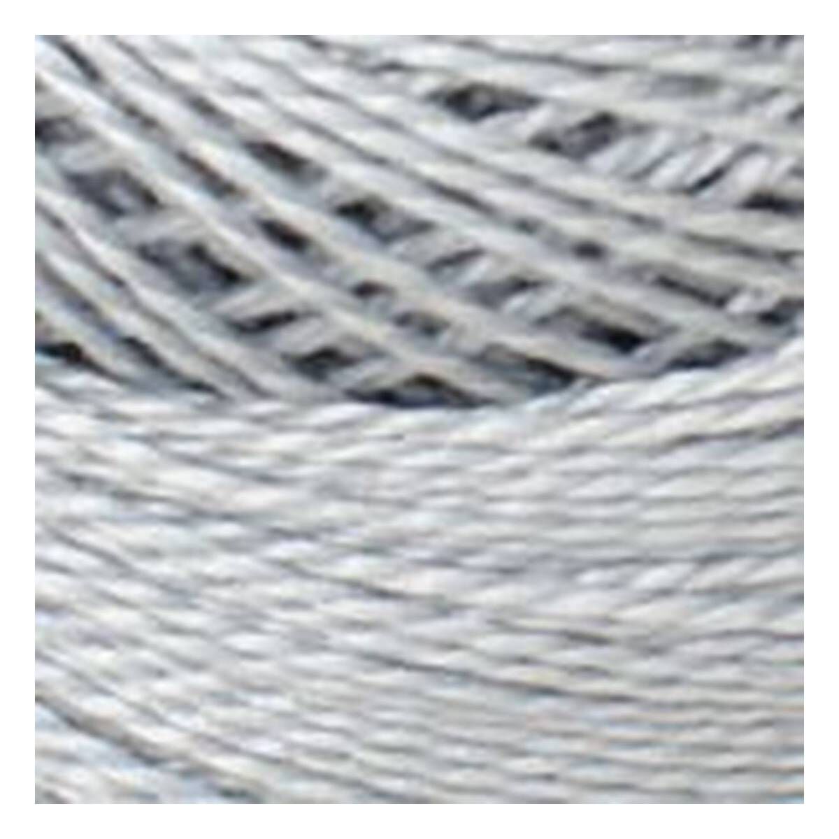 DMC Grey Pearl Cotton Thread on a Ball Size 8 80m (415) | Hobbycraft