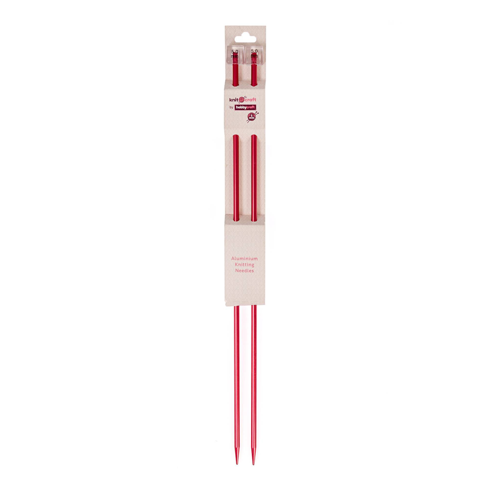Knitcraft Red Knitting Needles 5mm | Hobbycraft