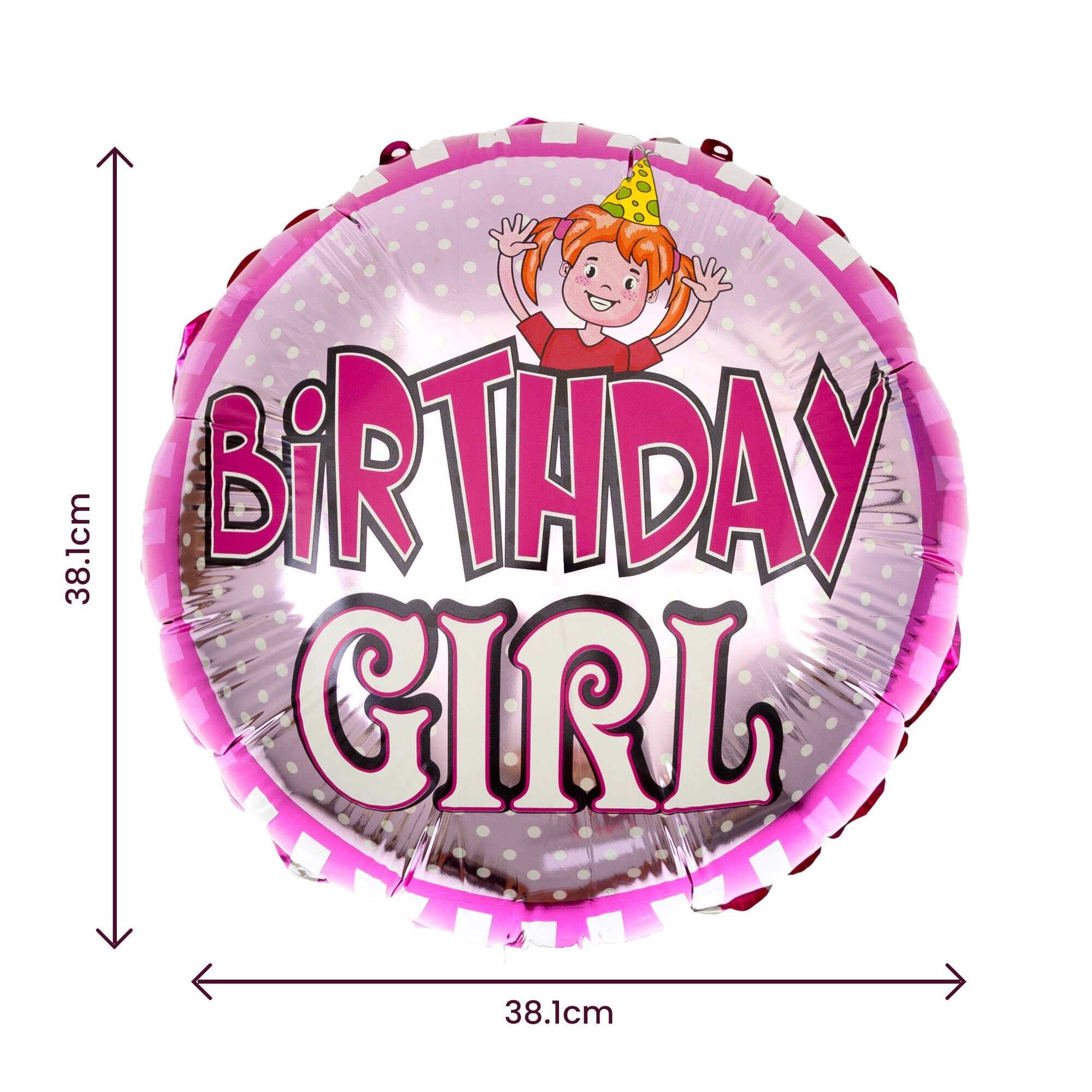 Large Birthday Girl Balloon | Hobbycraft