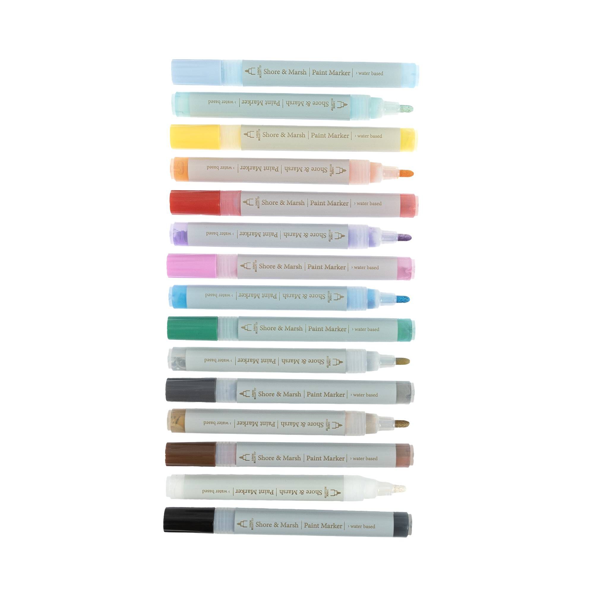 Shore & Marsh Assorted Paint Markers 15 Pack | Hobbycraft