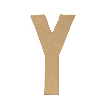 Mache Letter Y 20cm | Hobbycraft