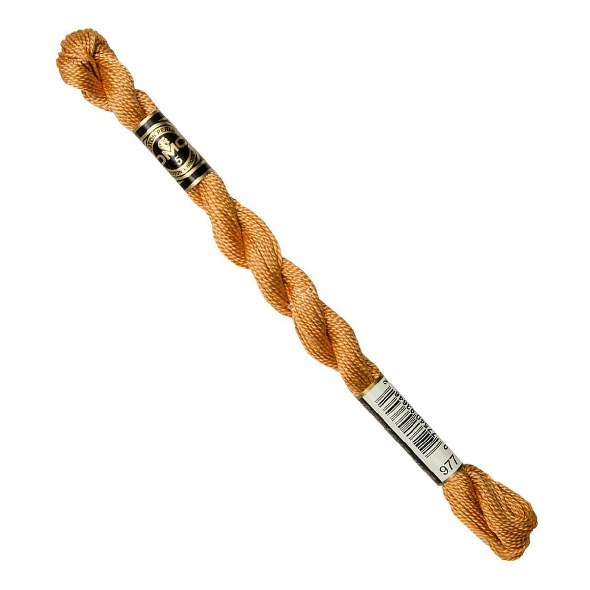 DMC Brown Pearl Cotton Thread Size 3 15m (977) | Hobbycraft