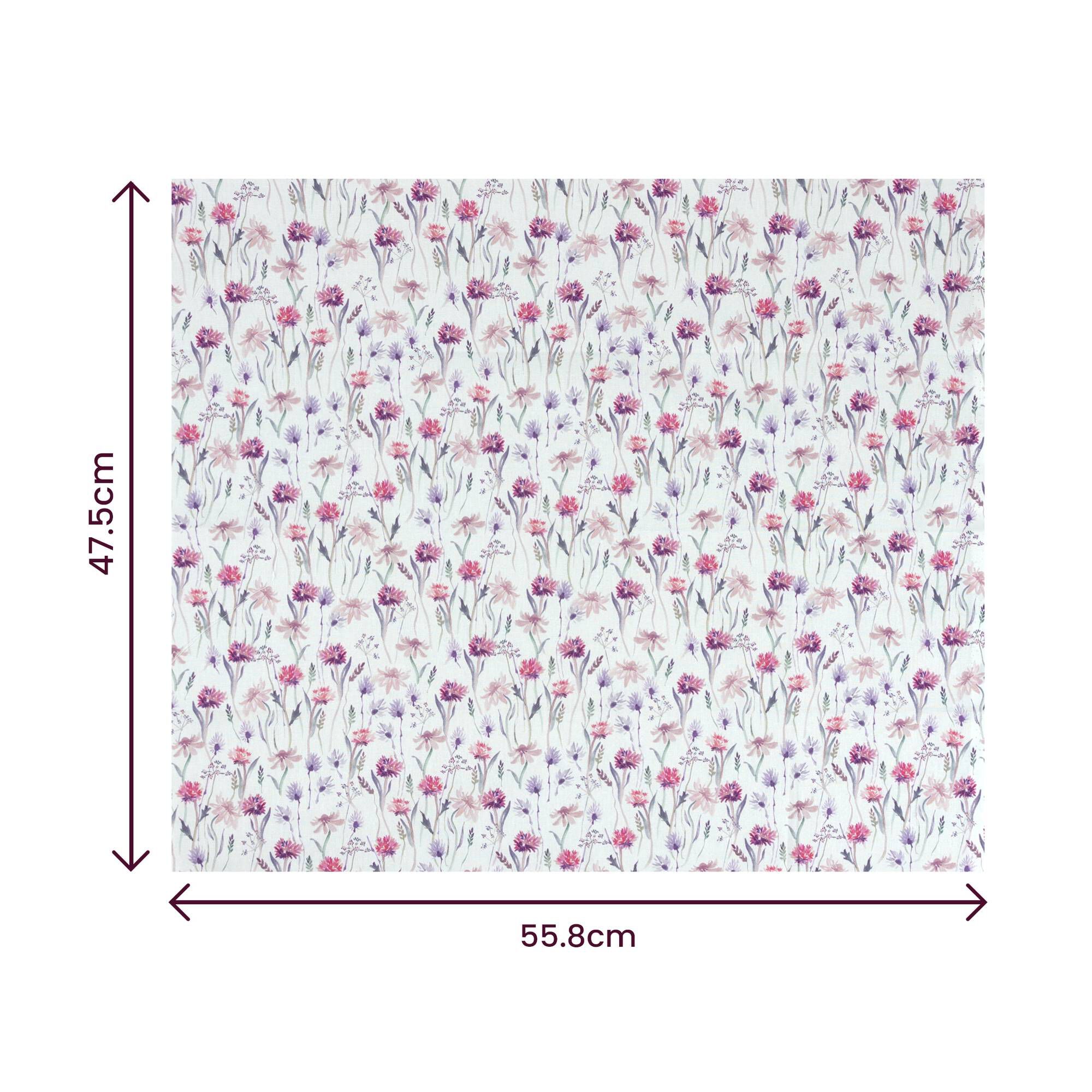 Painted Flowers Cotton Fat Quarters 5 Pack | Hobbycraft