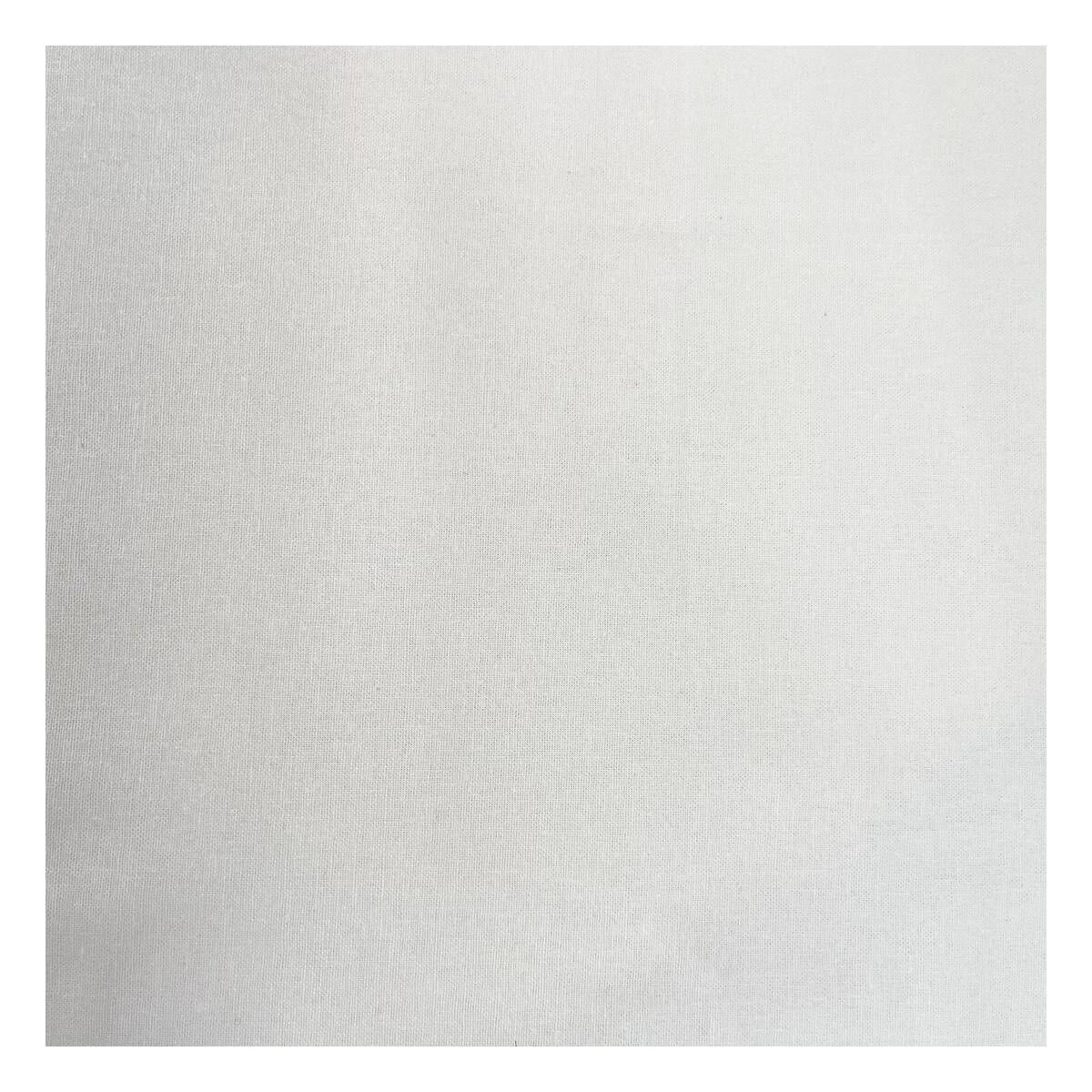 White Cotton Homespun Fabric by the Metre | Hobbycraft