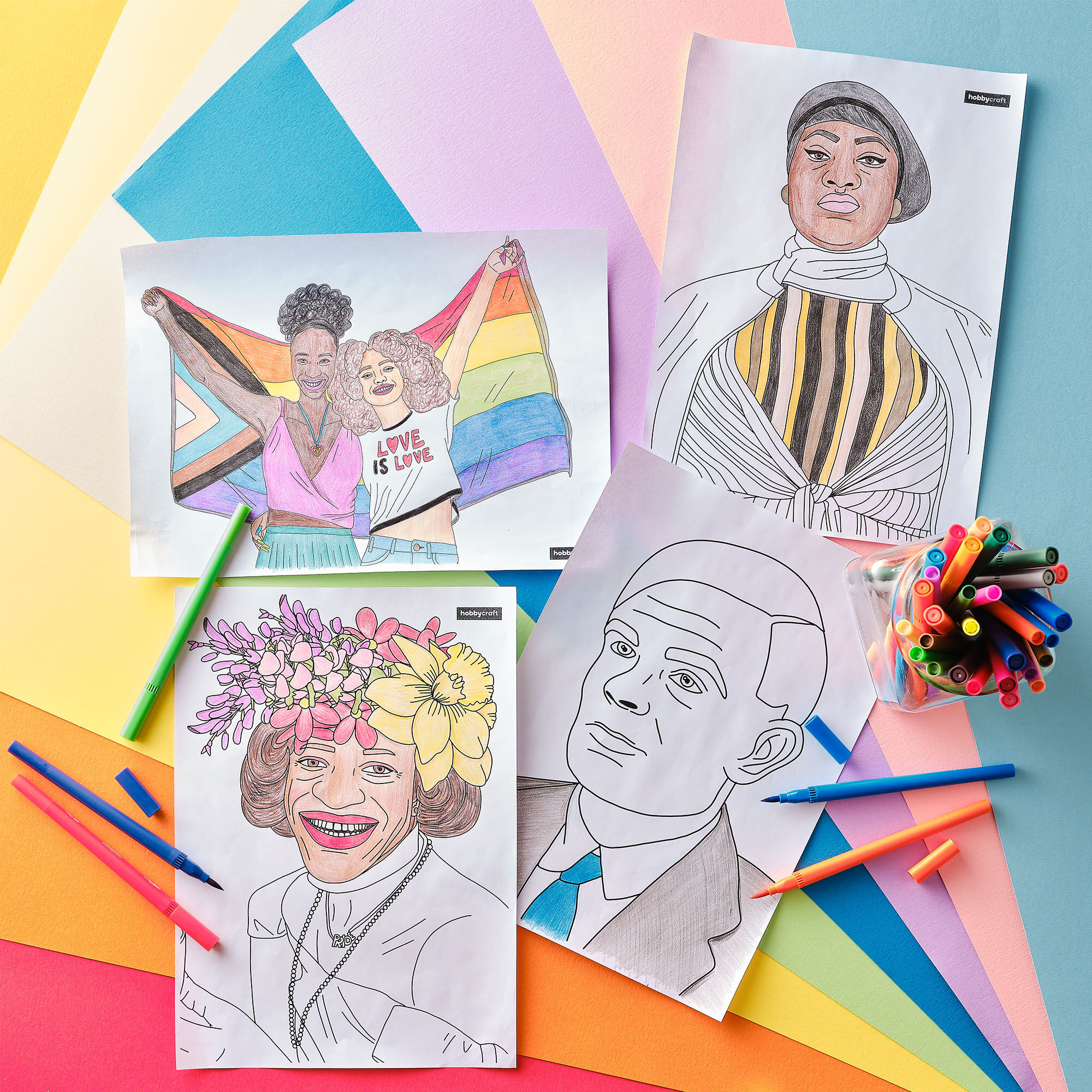 FREE Pride Colouring Sheets | Hobbycraft