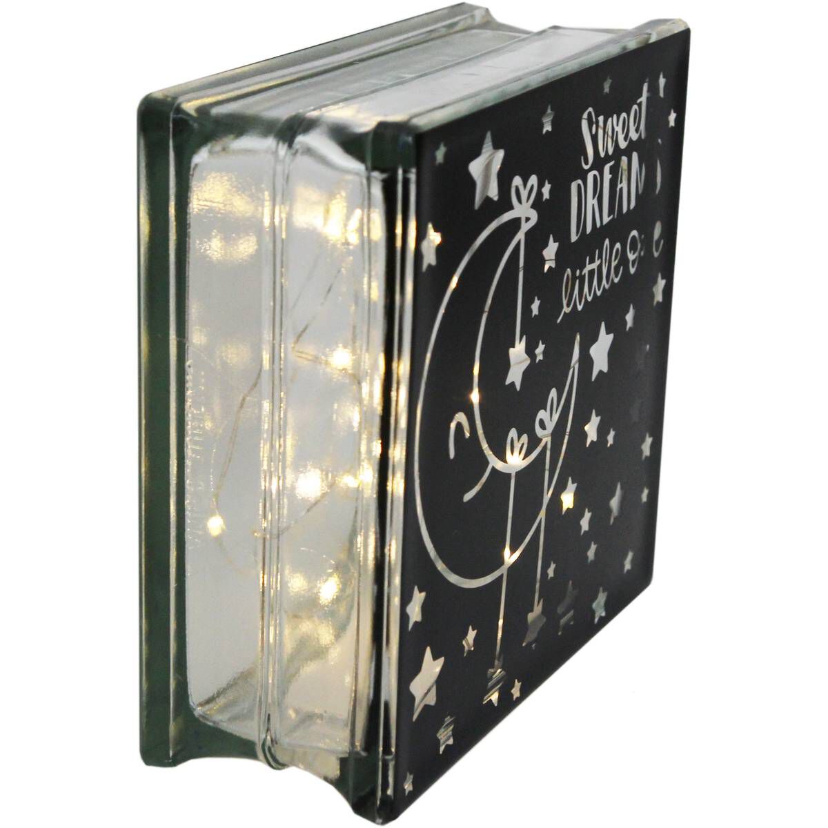 Clear Glass Block 19cm x 19cm x 8cm | Hobbycraft