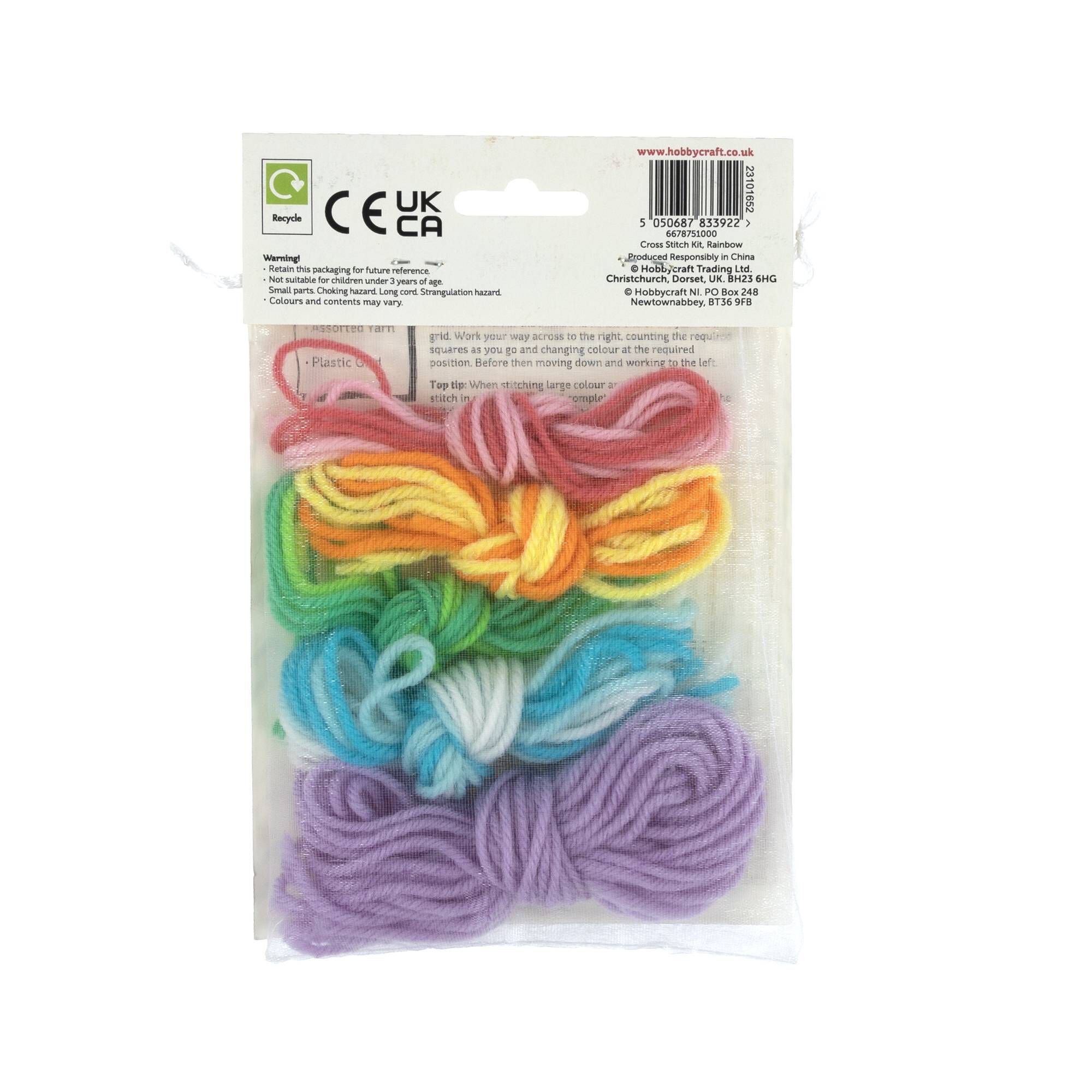 Rainbow Cross Stitch Kit | Hobbycraft