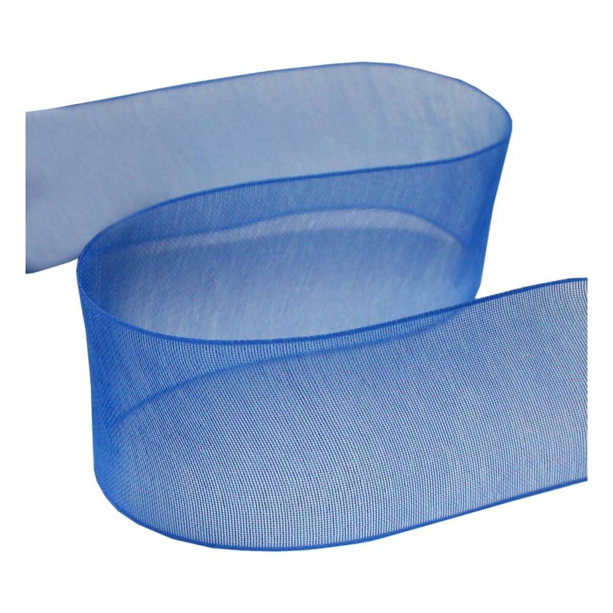 Royal Blue Organza Ribbon 25mm x 5m | Hobbycraft