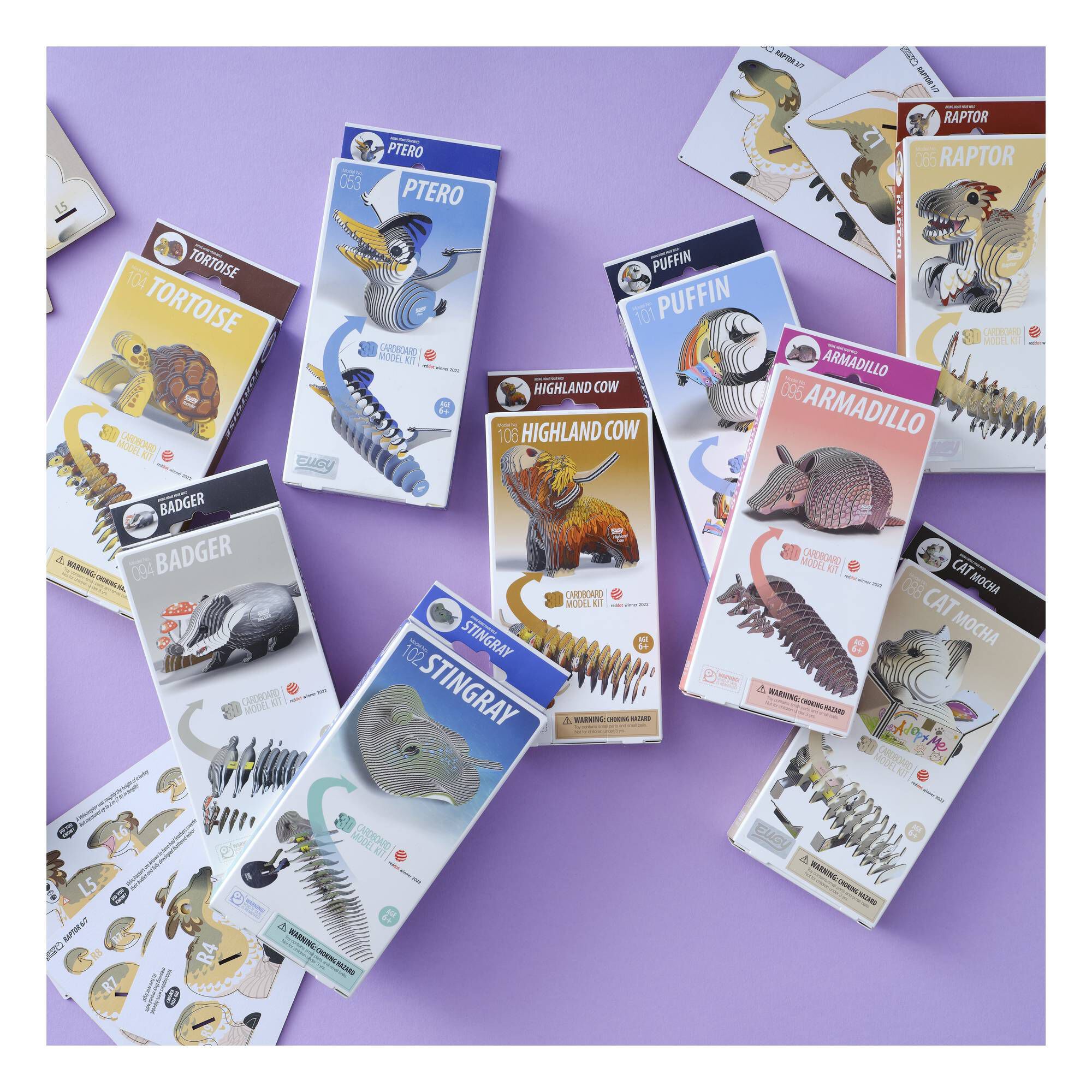 Eugy 3D Raptor Model | Hobbycraft