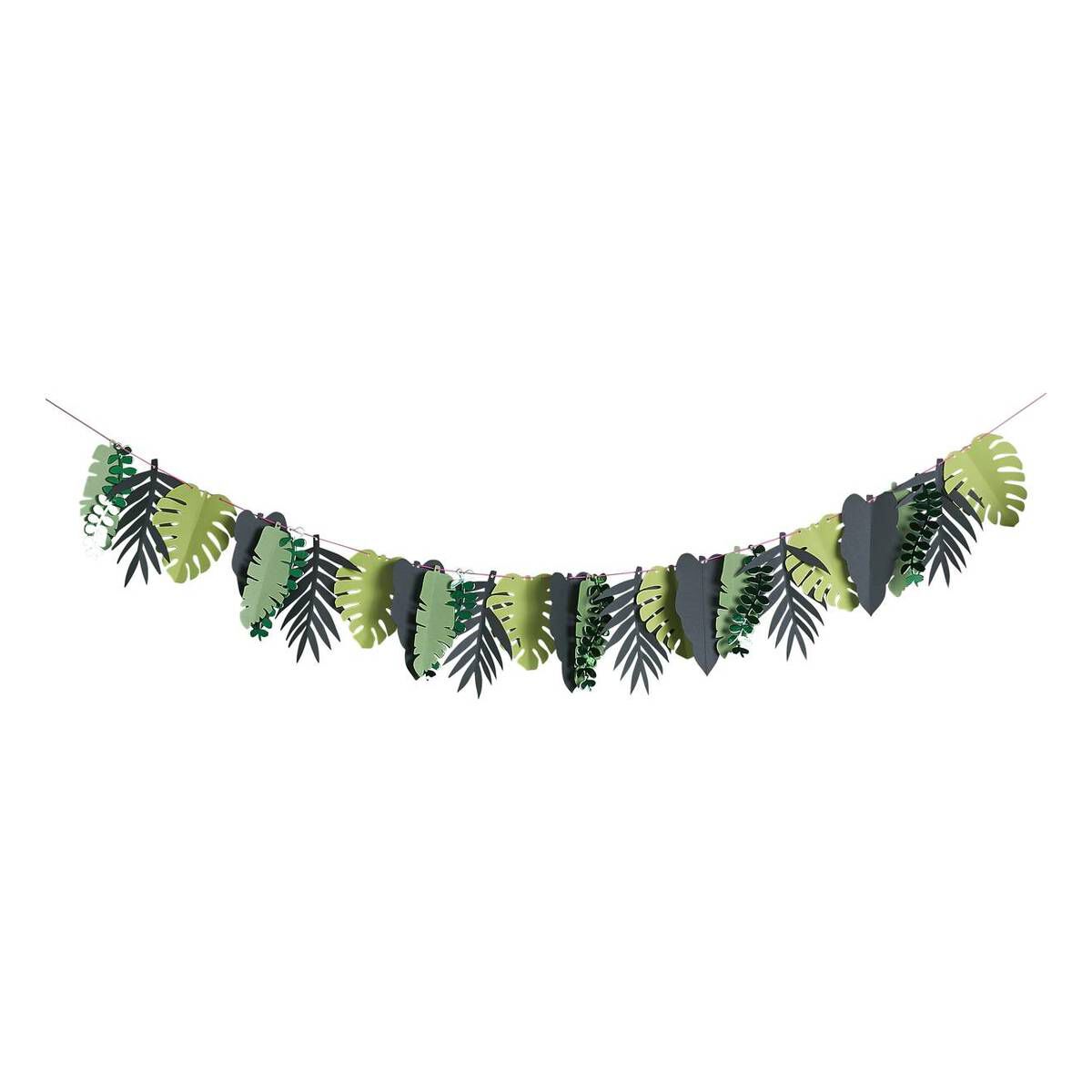 Tropical Leaf Garland 2m | Hobbycraft