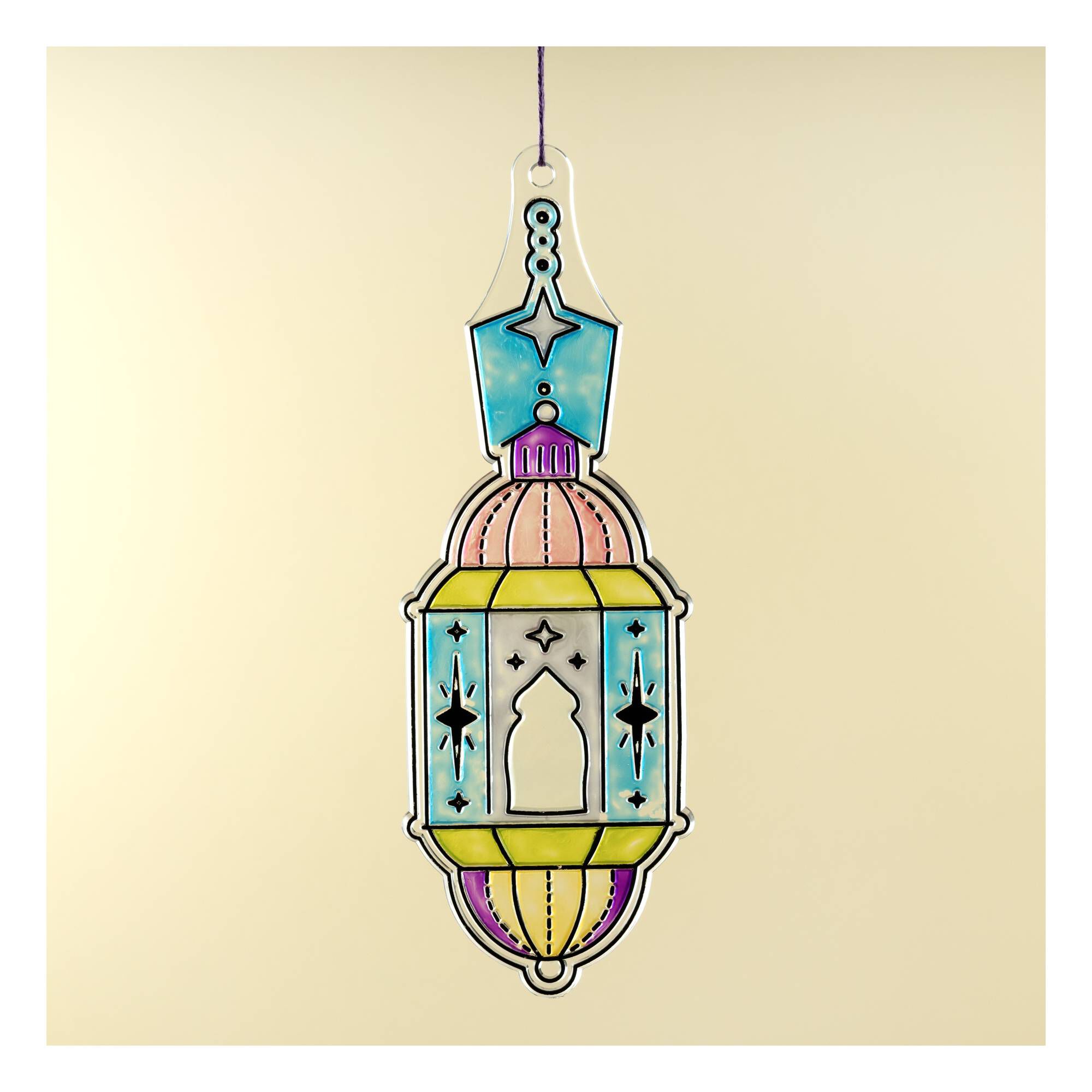 Star Lantern Plastic Suncatcher | Hobbycraft