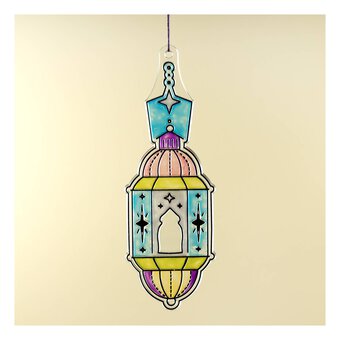 Star Lantern Plastic Suncatcher | Hobbycraft