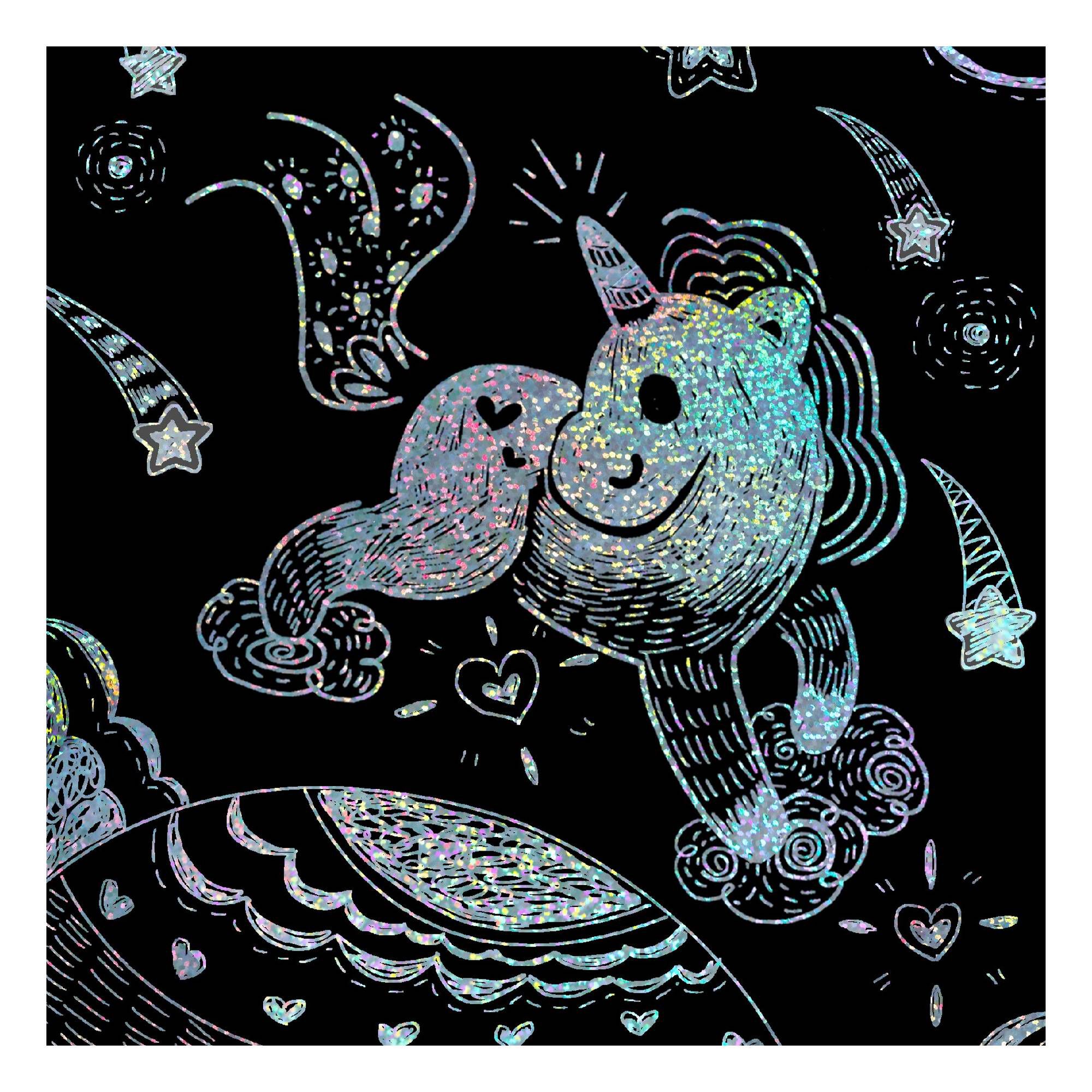 Avenir Unicorn Scratch with Stencil | Hobbycraft