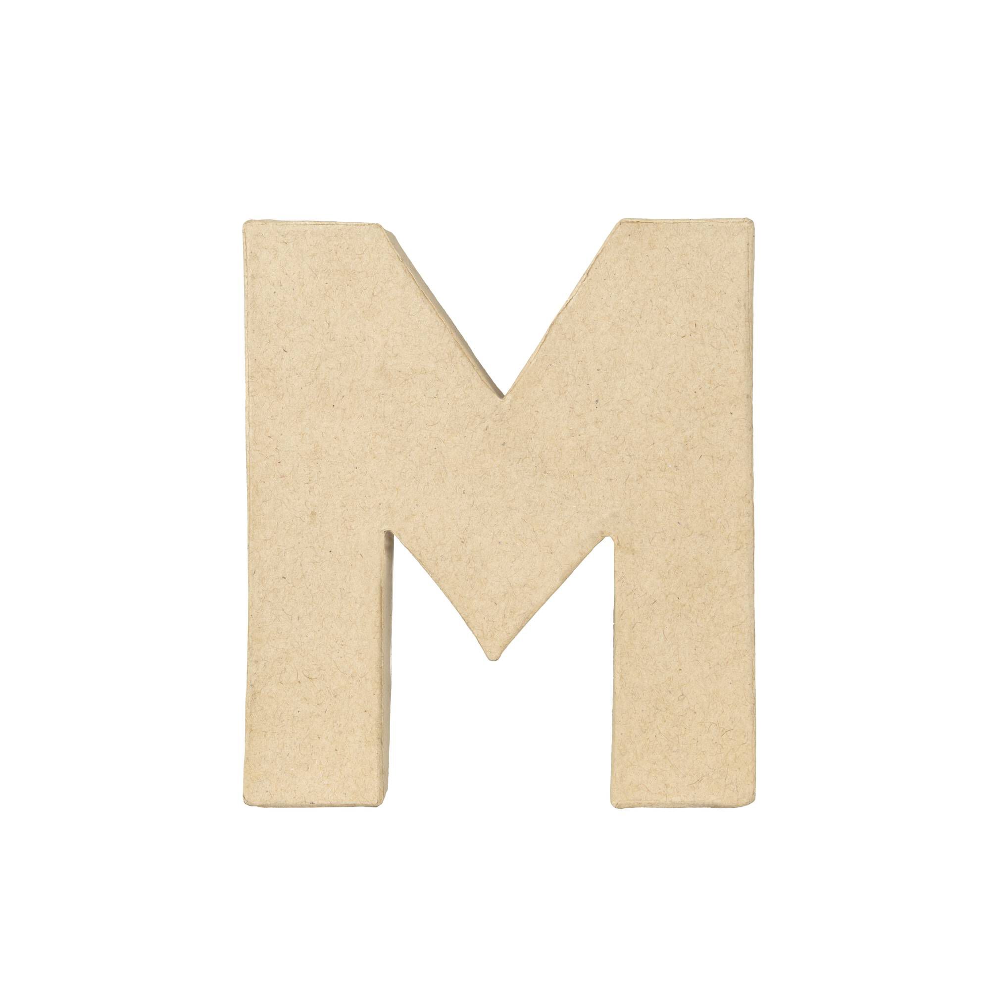 Mini Mache Letter M 10cm | Hobbycraft