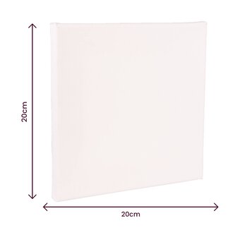 Stretched Canvas 20cm x 20cm | Hobbycraft