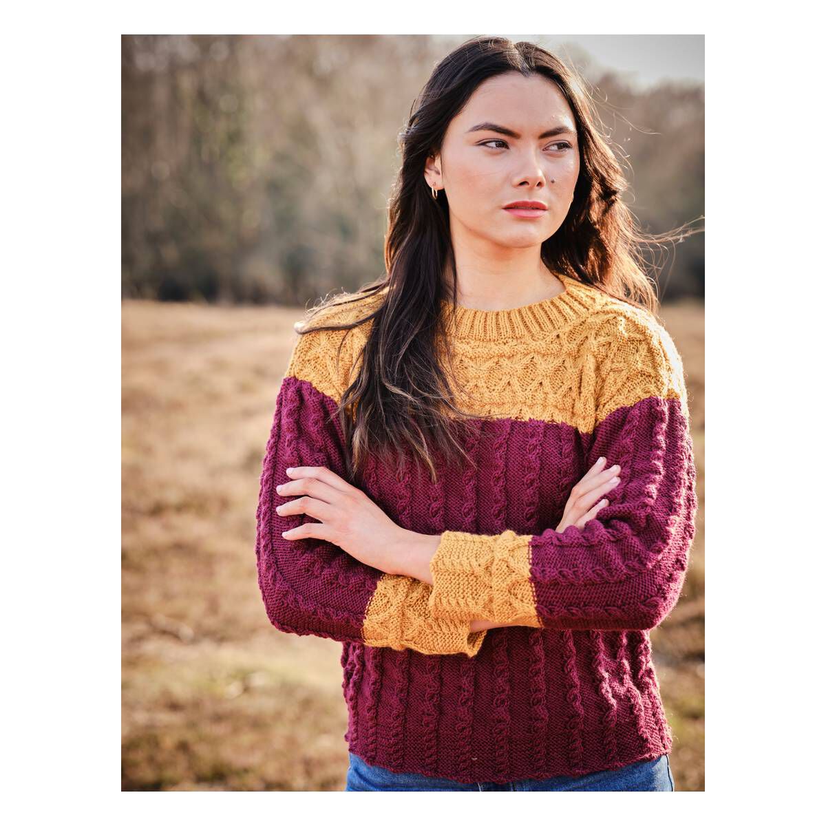 Knitcraft Broken Honeycomb Jumper Digital Pattern 0210 | Hobbycraft