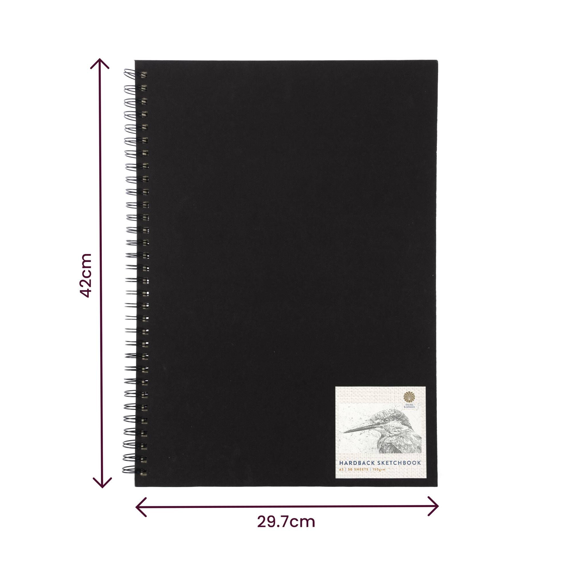 Shore & Marsh Portrait Hardback Sketchbook A3 50 Sheets | Hobbycraft