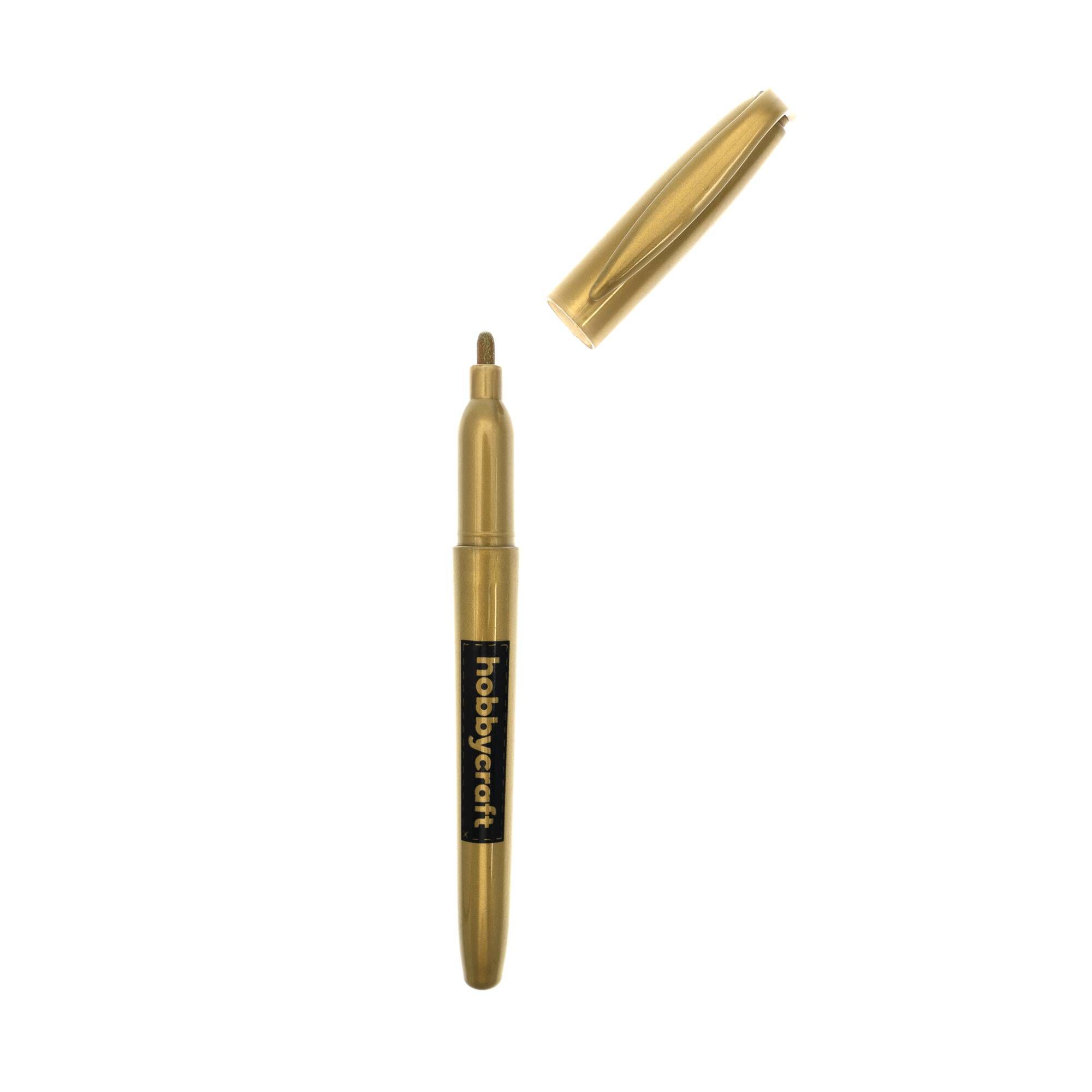 Gold Fine Permanent Marker | Hobbycraft
