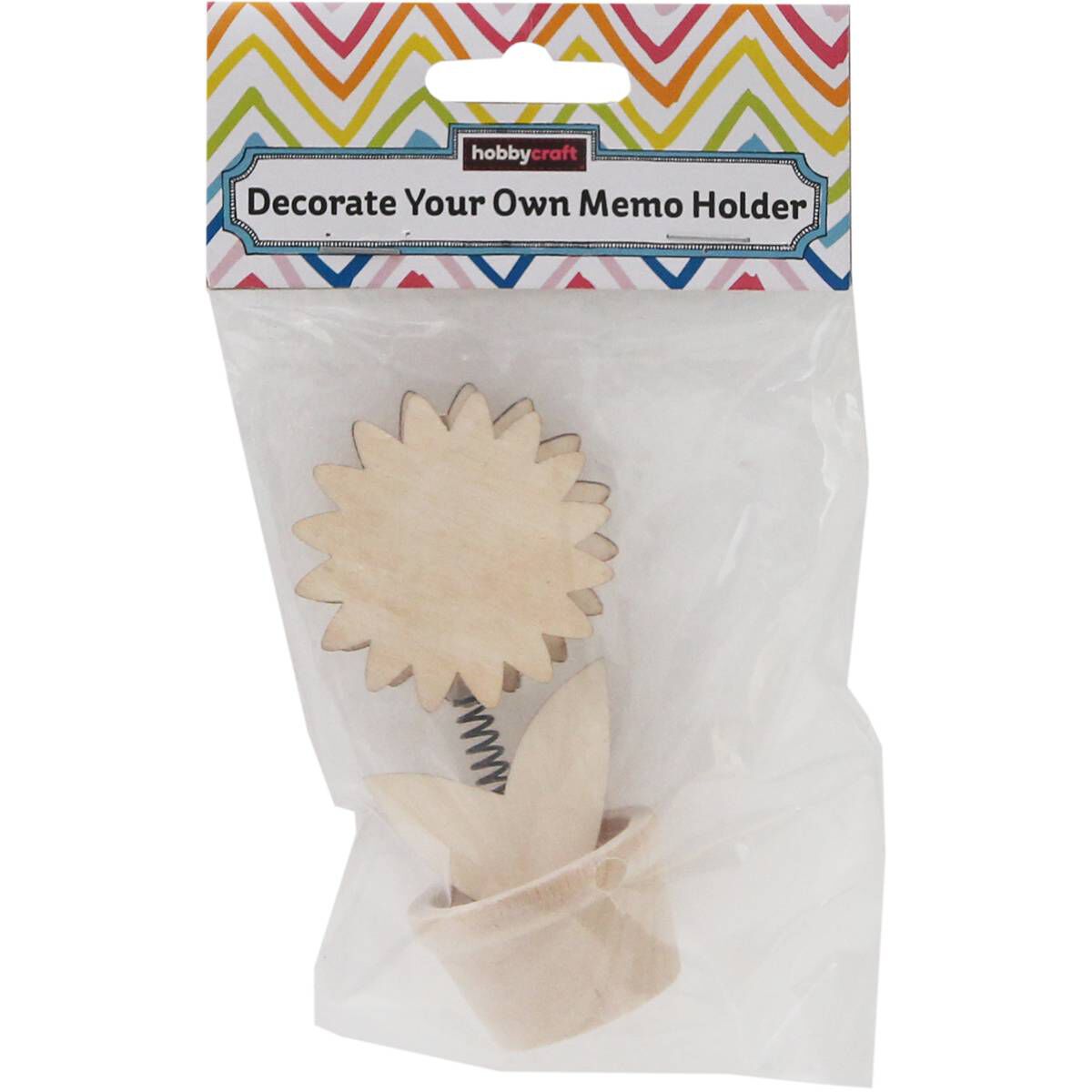 Decorate Your Own Flower Memo Holder | Hobbycraft
