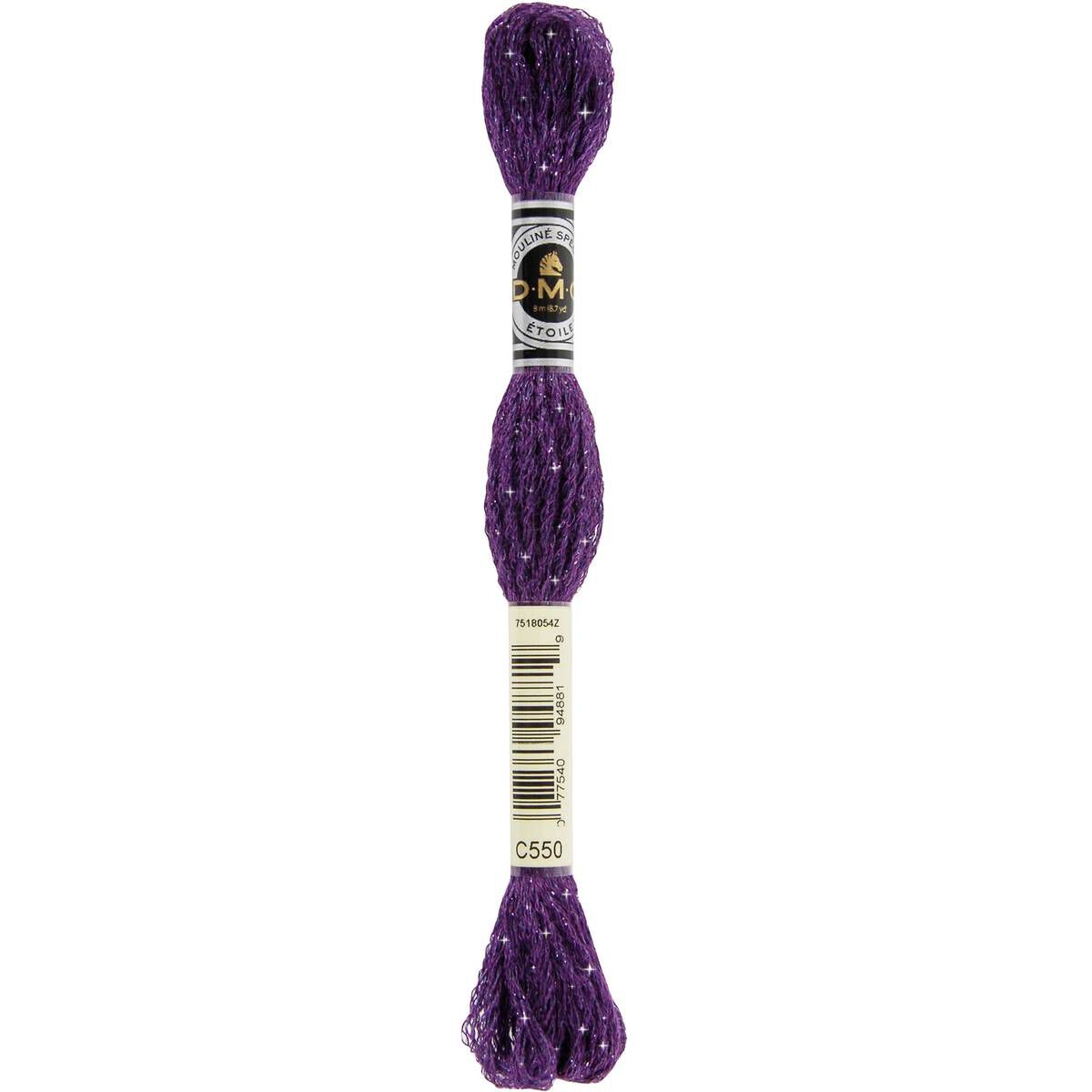 DMC Deep Purple Mouline Etoile Cotton Thread 8m (C550) | Hobbycraft